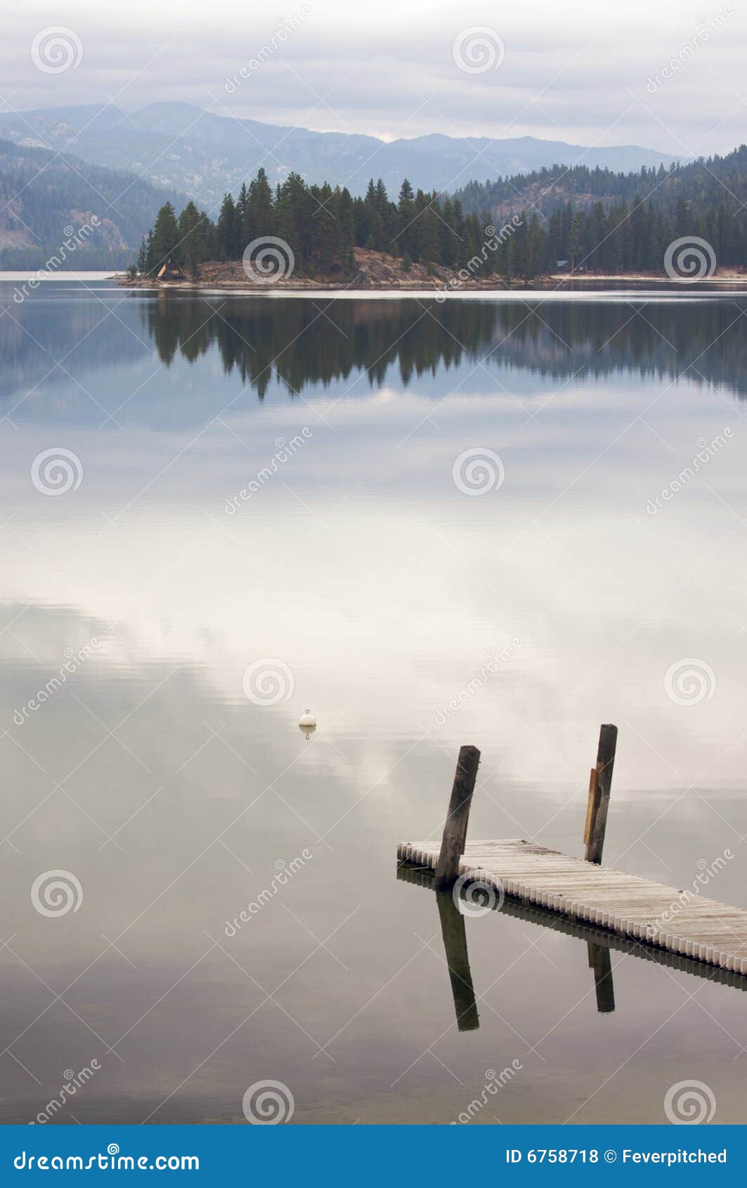 Tranquil Morning Lake Scene Stock Photo - Image of summer, vacation ...
