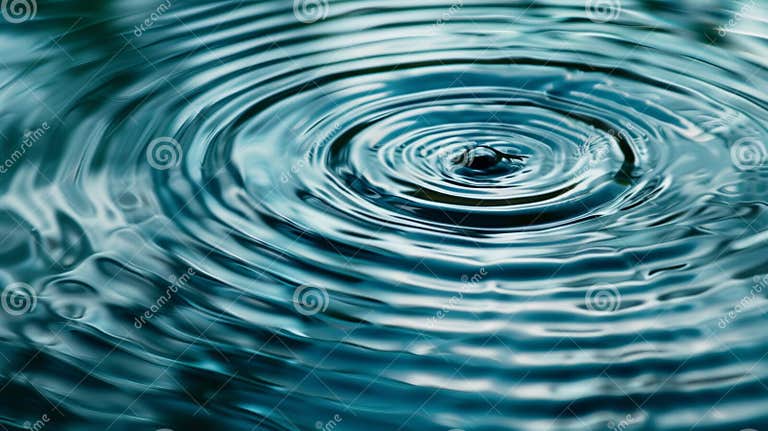 A Tranquil Pool of Water with Smooth Undulating Ripples that Form a ...