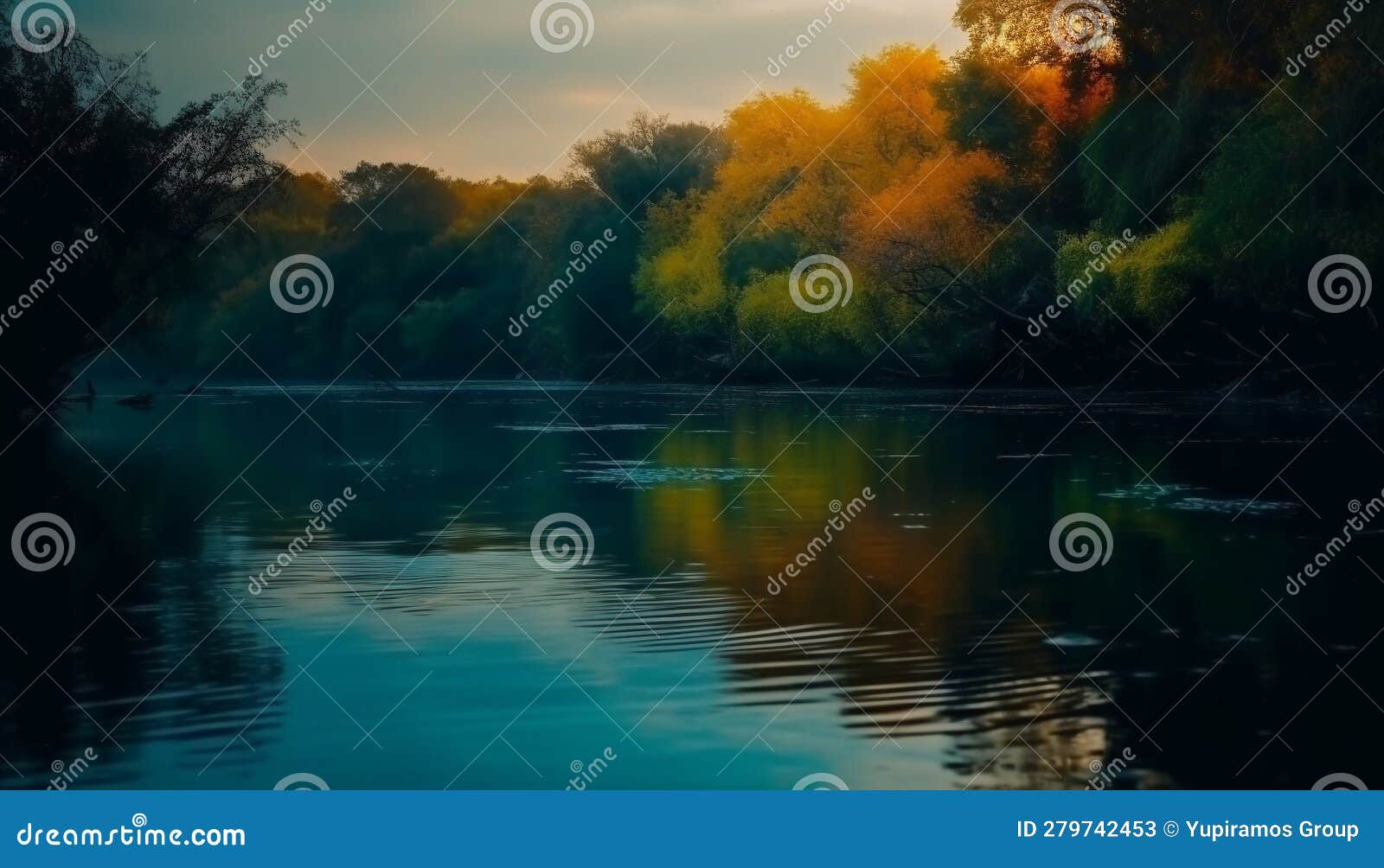 A Tranquil Scene of Natural Beauty: Reflection on the Pond Generative ...