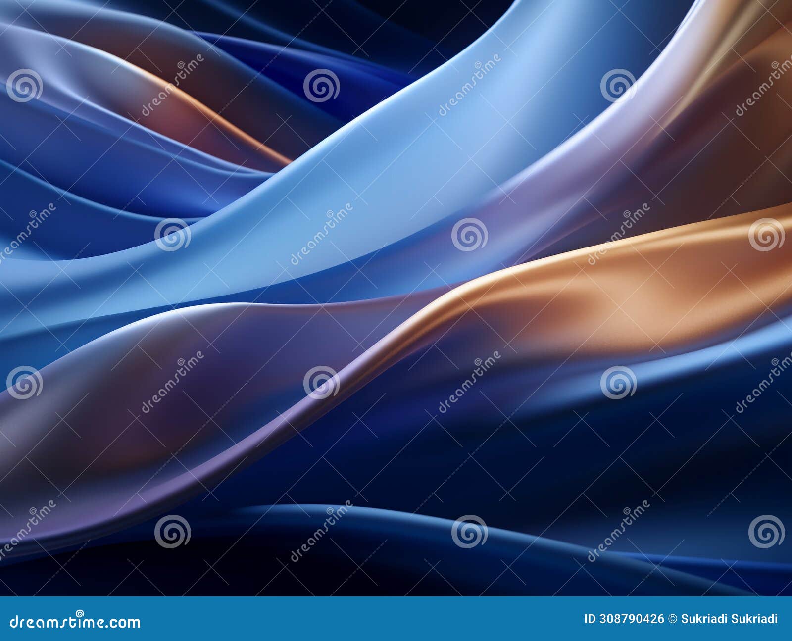 Tranquil Serenity: Serenely Blue PowerPoint Background Stock ...