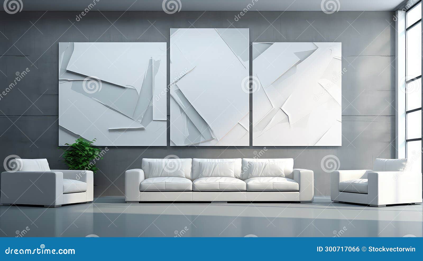 Tranquility Interior Empty Background Stock Illustration - Illustration ...