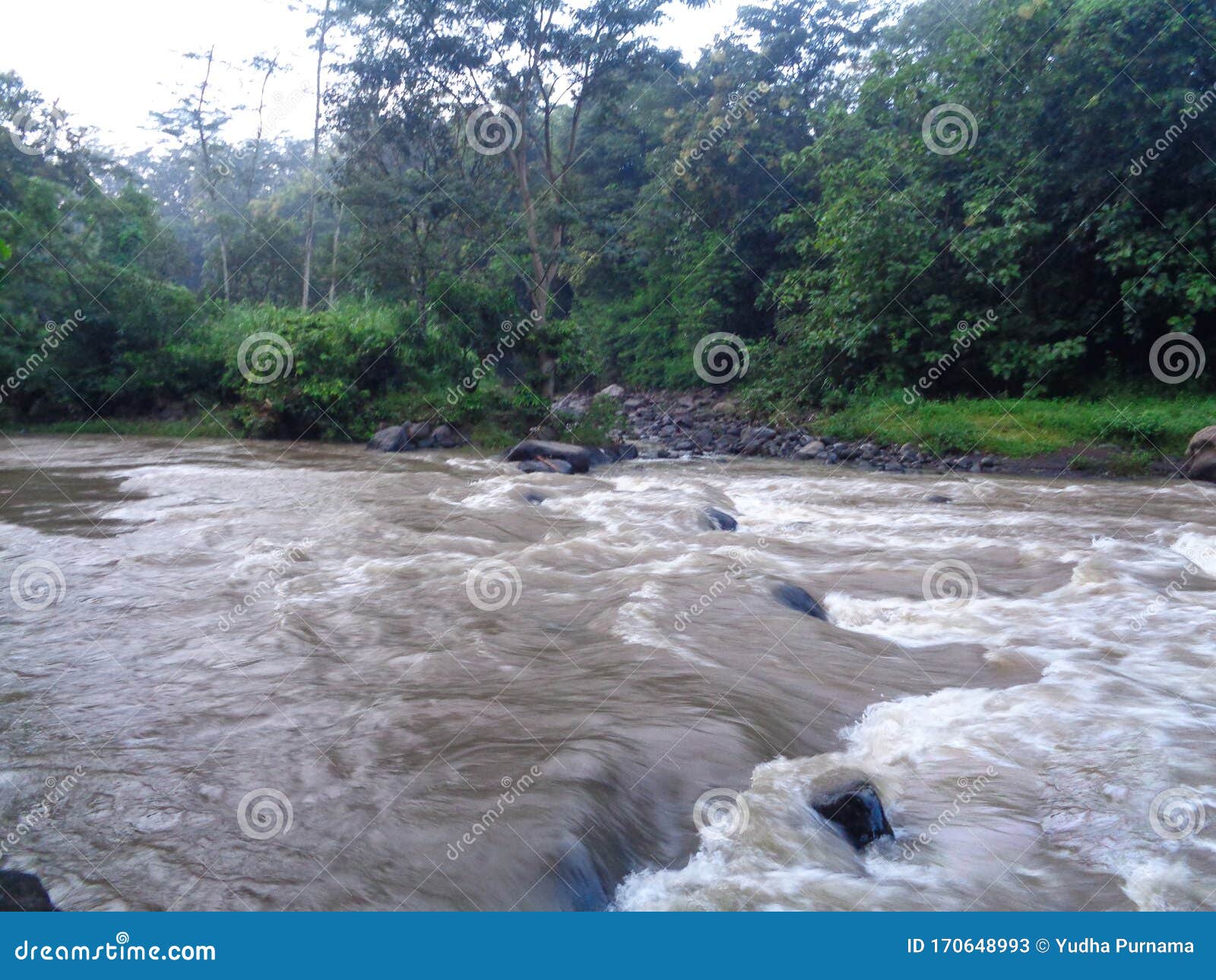 Tranquility Scene of Peaceful Village Stock Image - Image of peaceful ...