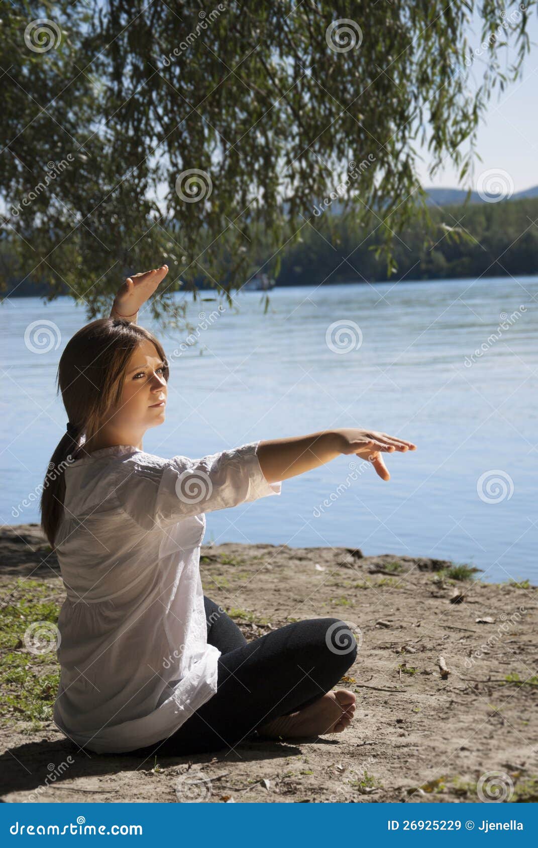 Tranquilo imagem de stock. Imagem de pessoa, flora, lifestyle - 26925229