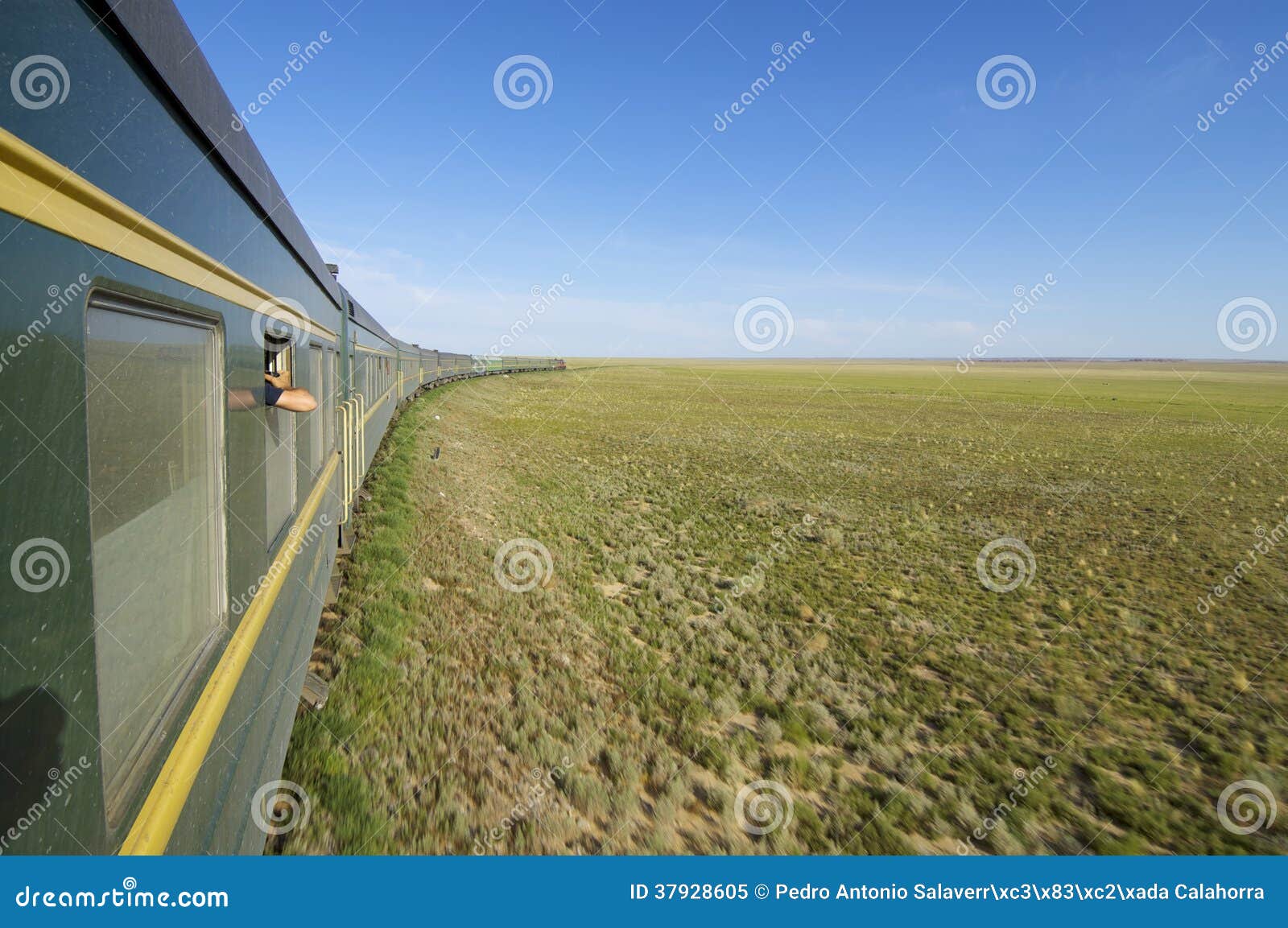 Trans Mongolian Train stock image. Image of railway, tourism - 37928605