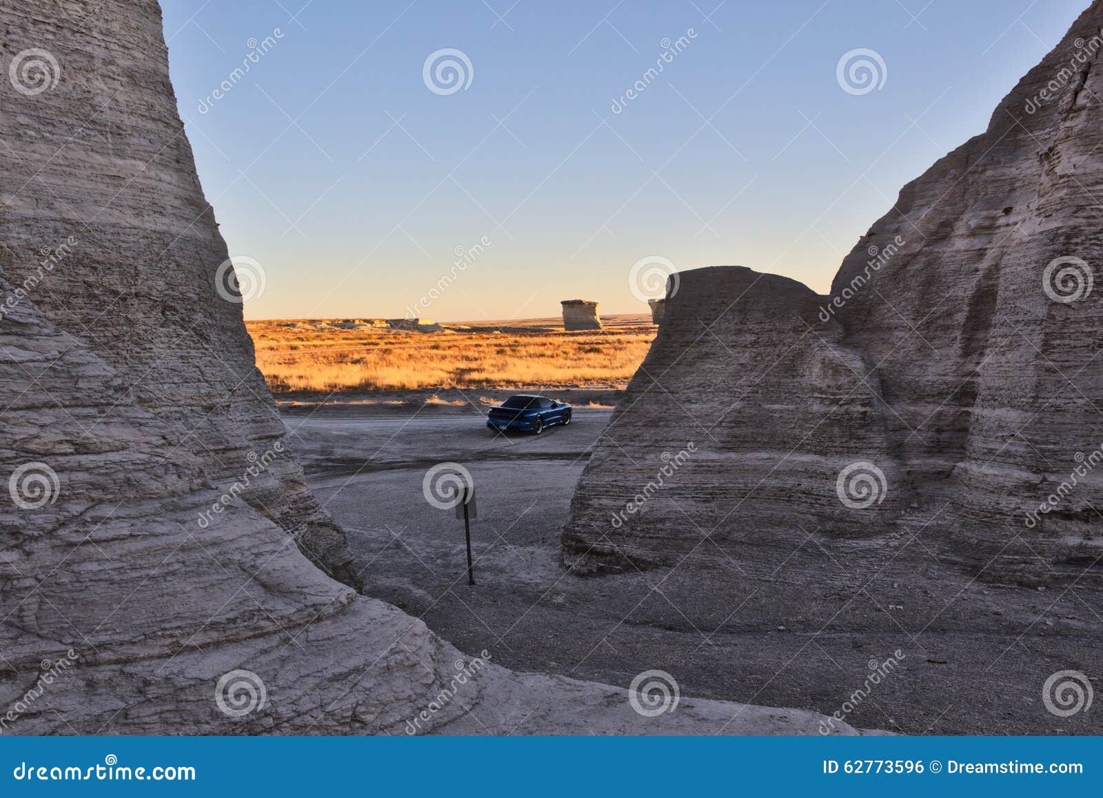 Monument Rock Chalk Pyramids Royalty-Free Stock Photo | CartoonDealer ...