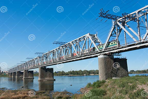 Trans Siberian Railway Bridge Stock Photo - Image of landscape ...