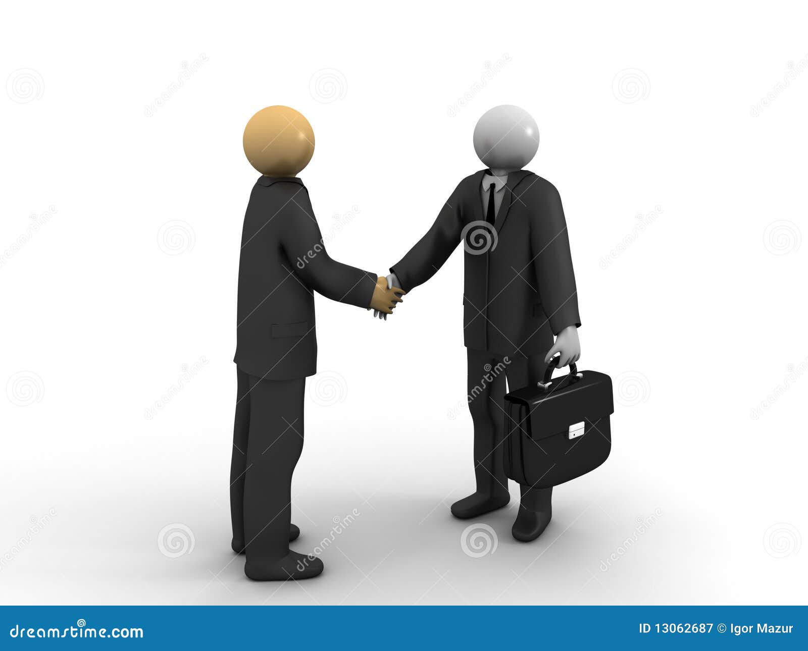 Transactie stock illustratie. Illustration of vriendschap - 13062687