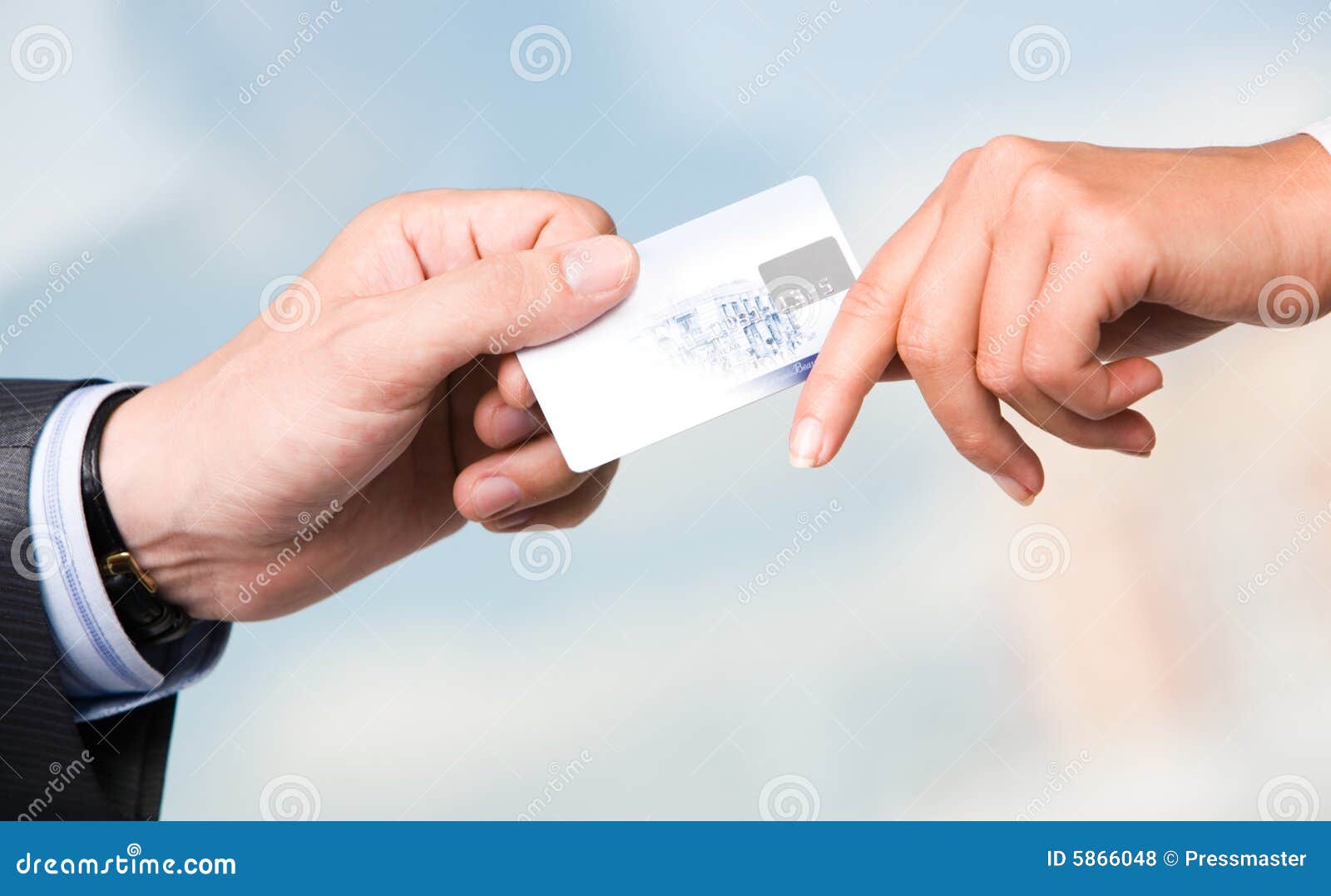 Transaction stock photo. Image of credit, closeup, gesture - 5866048