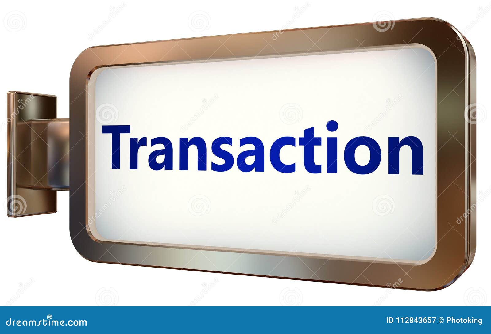 Transaction on Billboard Background Stock Illustration - Illustration ...