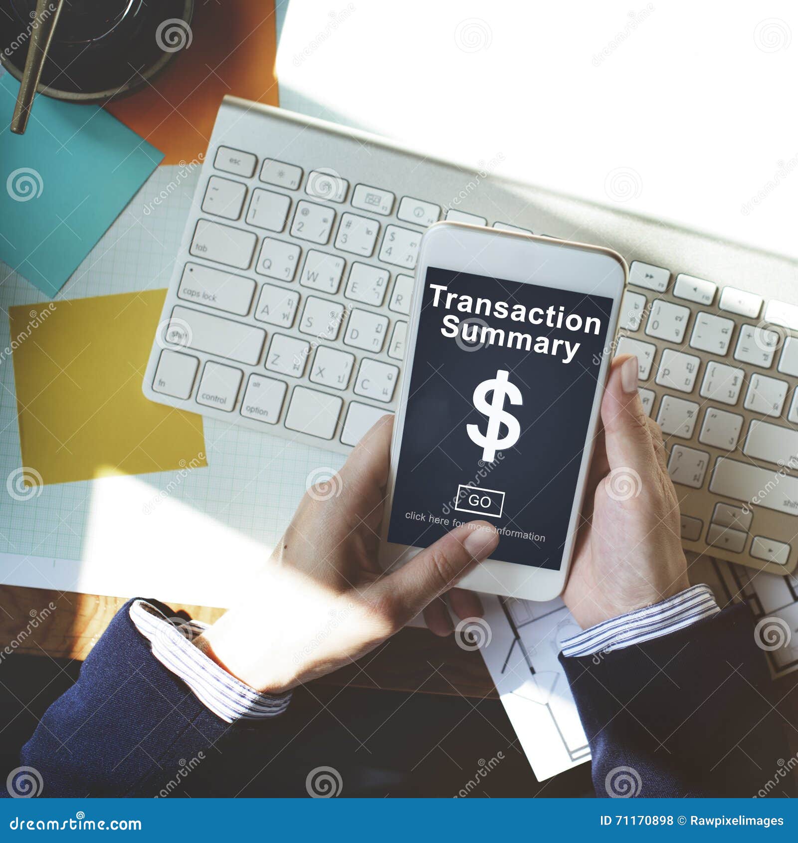 Transaction Summary Corporate Accounting Concept Stock Photo - Image of ...
