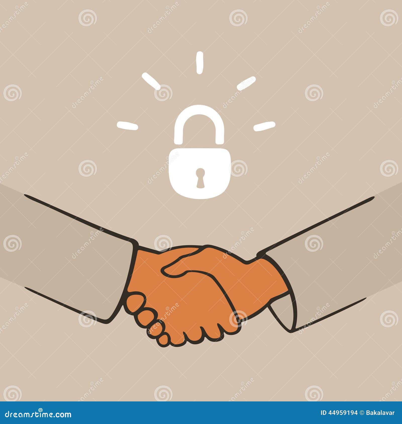 Transactions Fiables De Symbole Illustration de Vecteur - Illustration ...