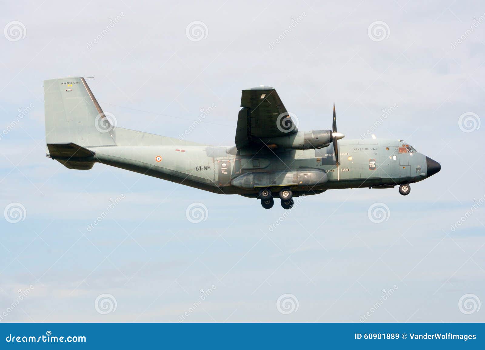 Transall C-160 image stock éditorial. Image du ciel, fret - 60901889