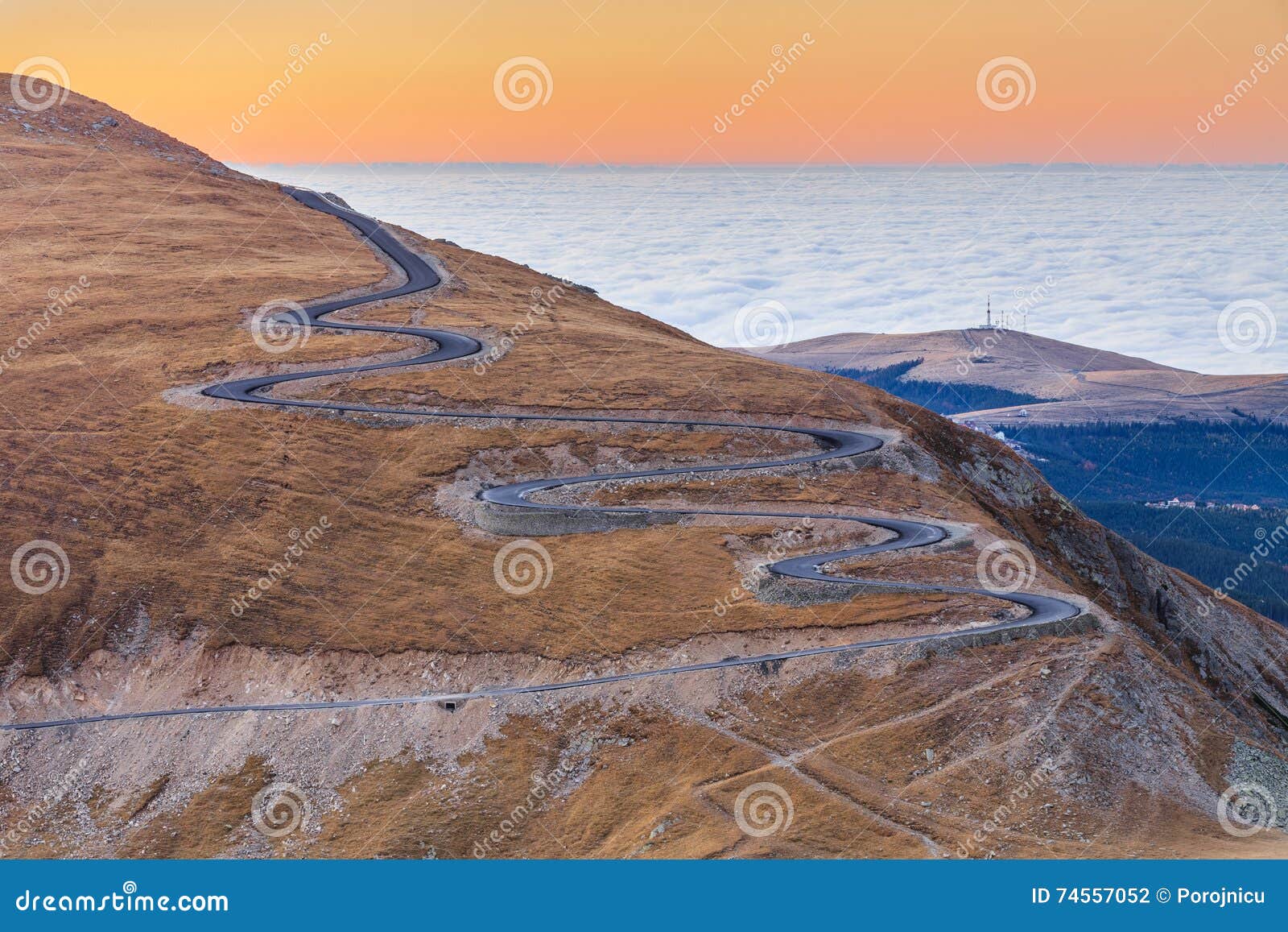 Transalpina road 2145m stock photo. Image of calm, road - 74557052