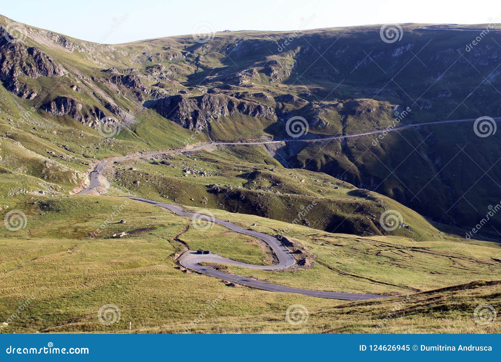 Transalpina Road in Romania Stock Image - Image of curve, europe: 124626945