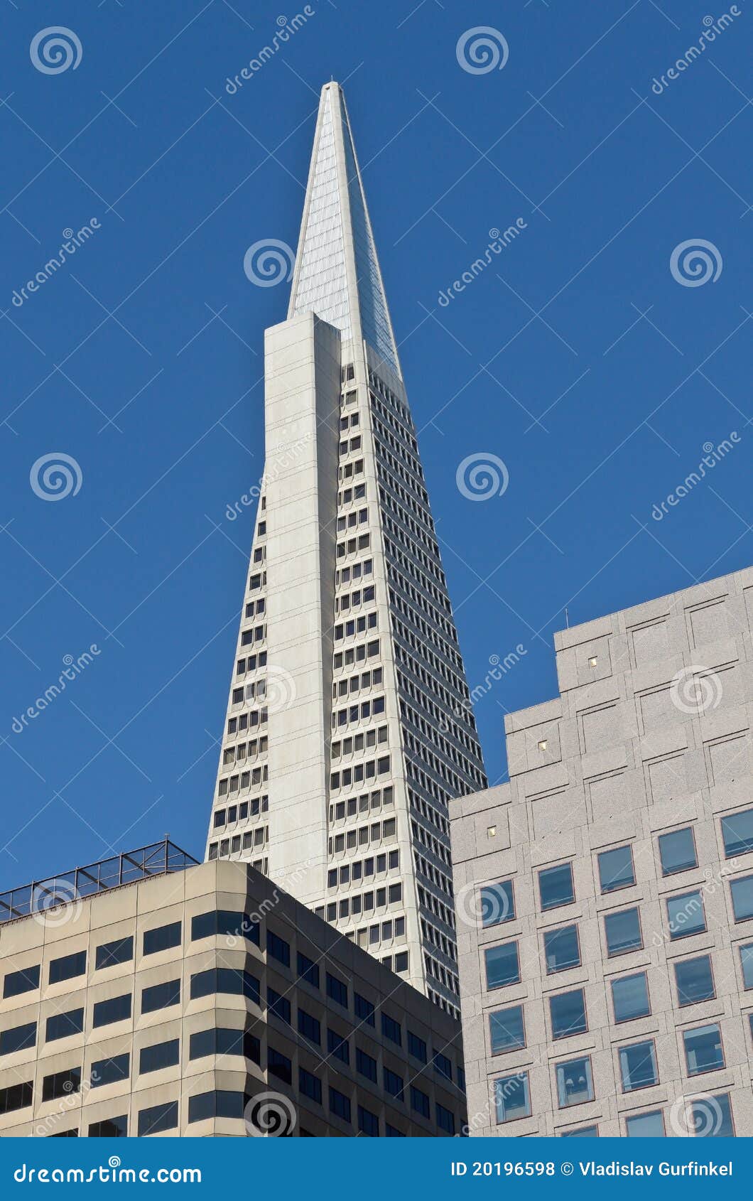 Transamerica building editorial stock photo. Image of street - 20196598