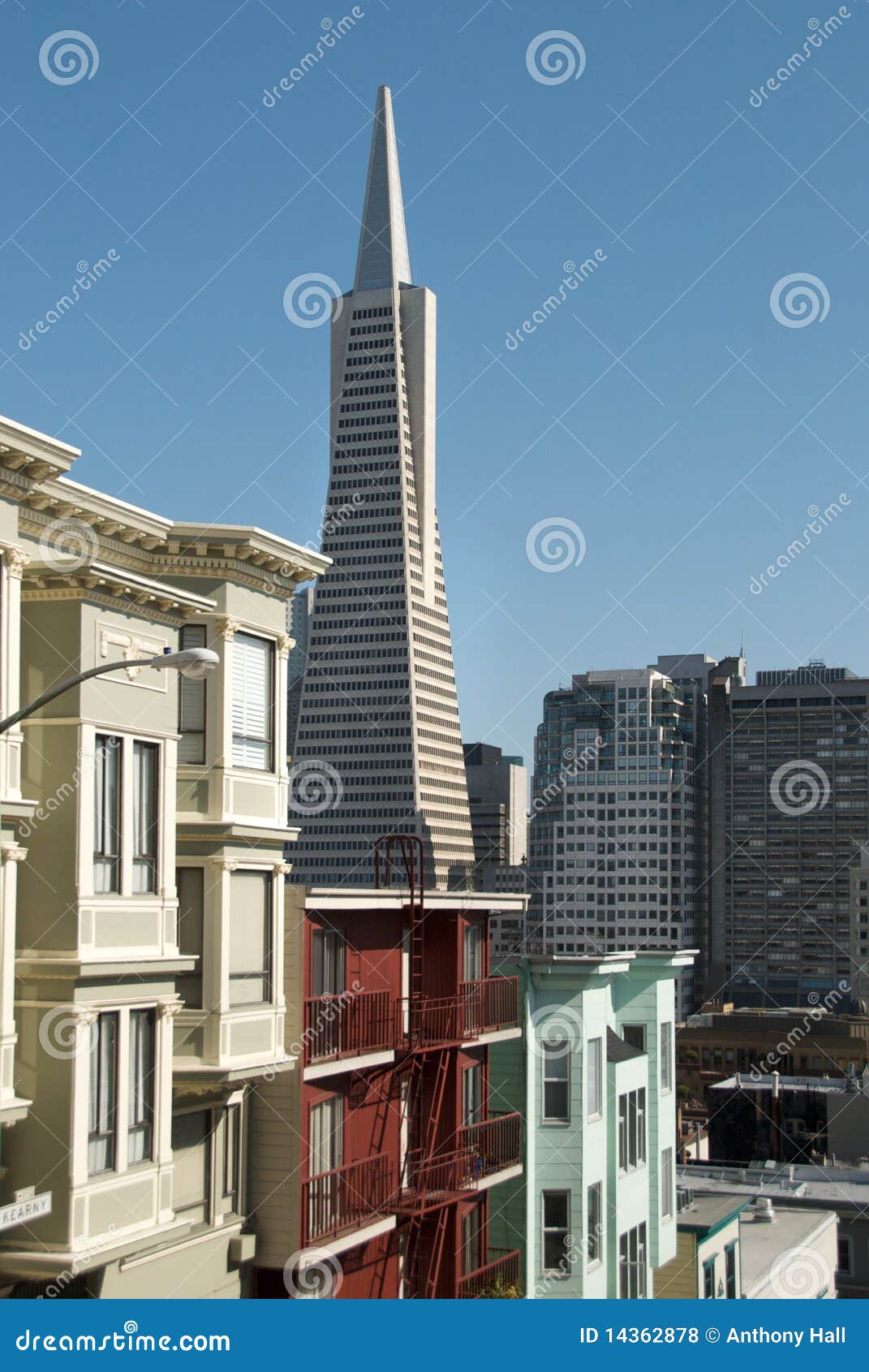 Transamerica Building and Downtown San Francisco F Editorial Stock ...