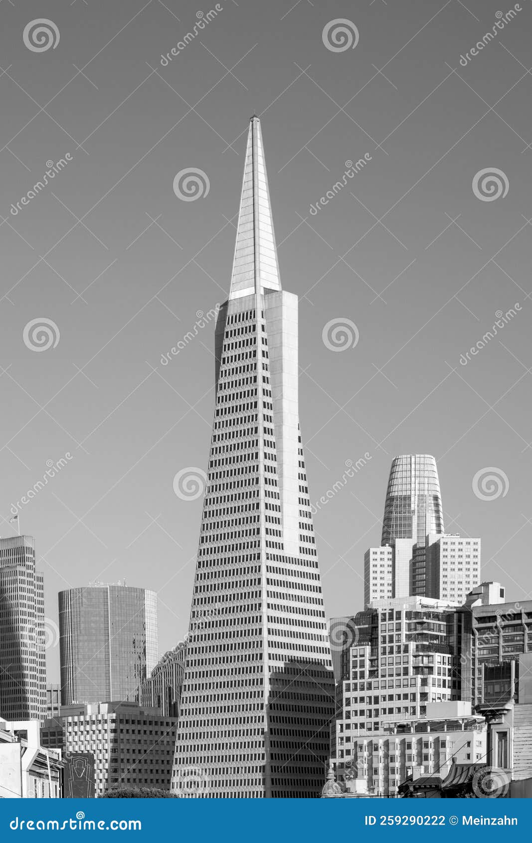 Transamerica Building in San Francisco Editorial Photography - Image of ...