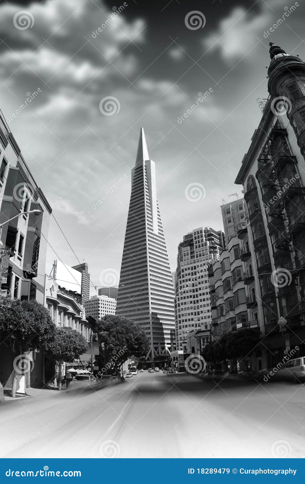 Transamerica Pyramid editorial stock image. Image of travel - 18289479