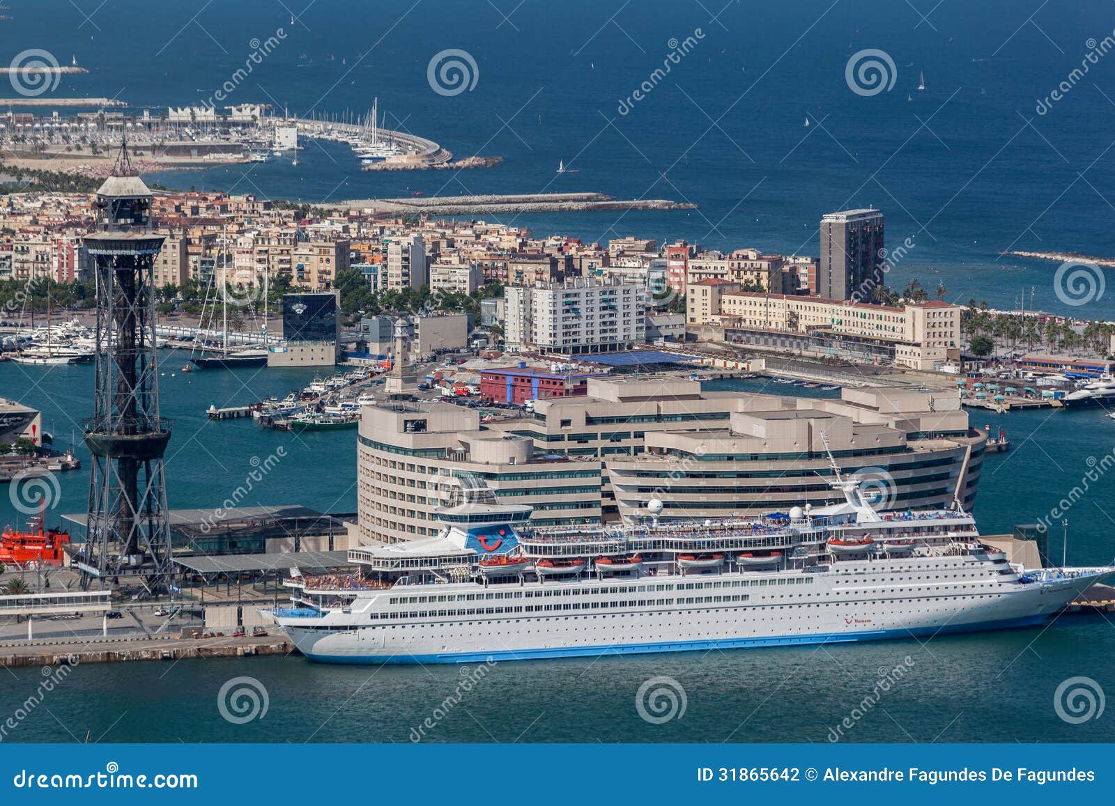 Transatlantic in Barcelona Spain Editorial Photography - Image of white ...