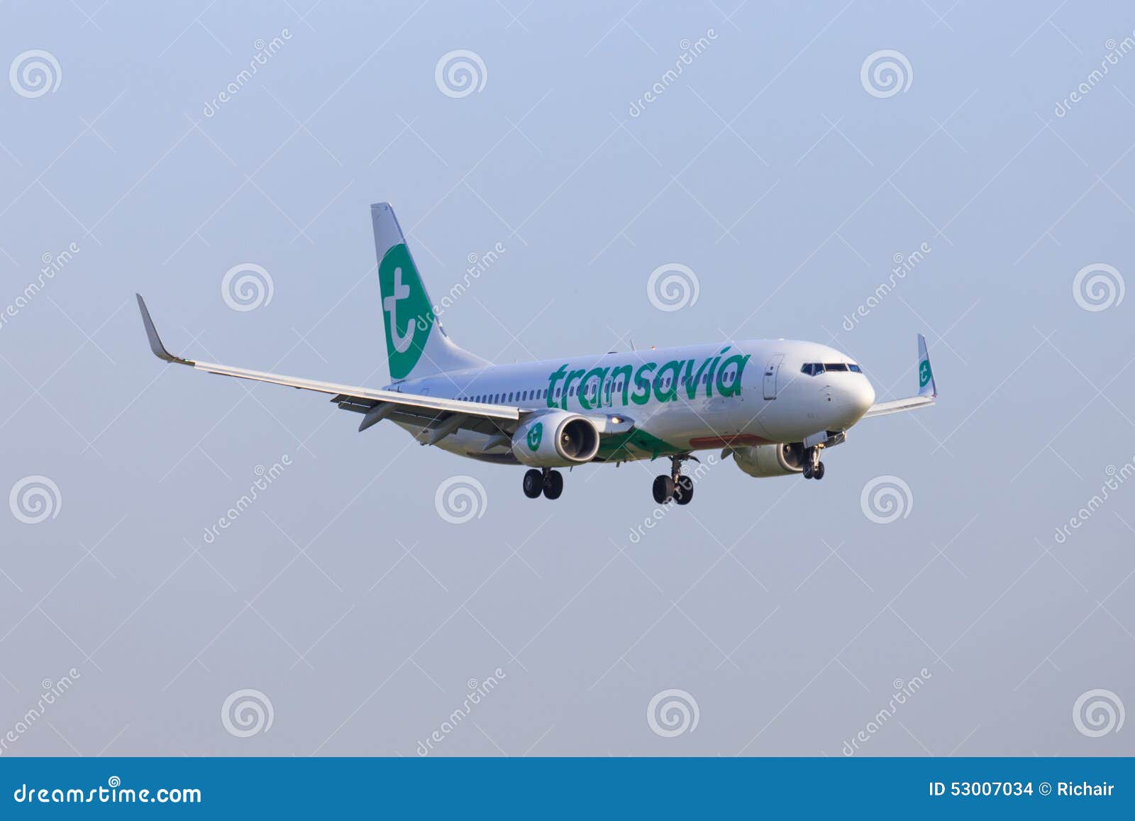 Transavia jet new livery editorial stock image. Image of boeing - 53007034