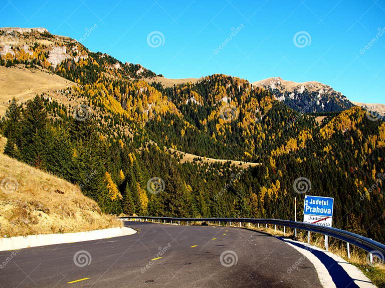 Transbucegi stock image. Image of sinaia, road, park - 62873265