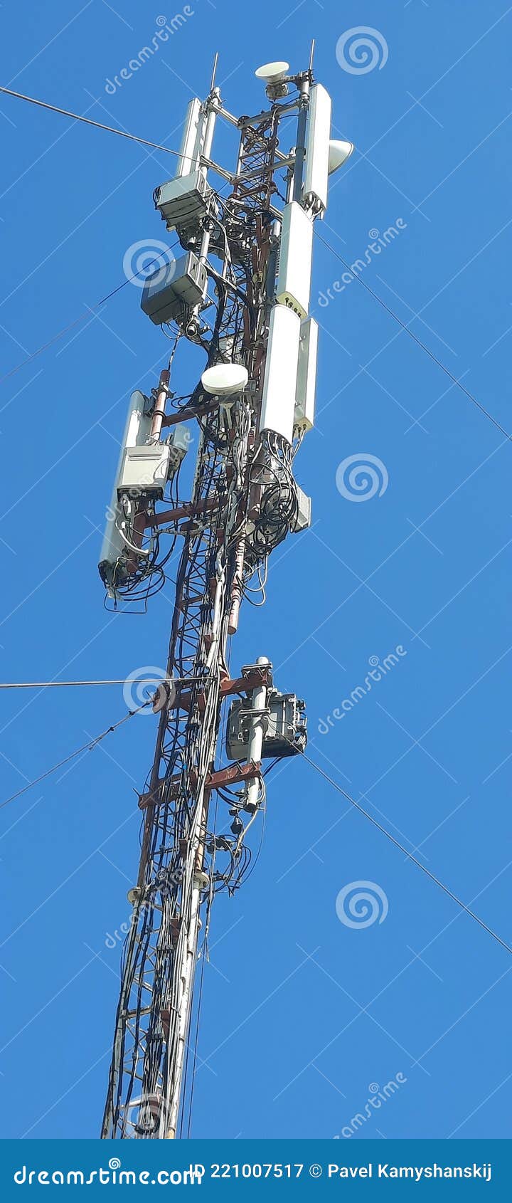 Transceiver antennas stock image. Image of machine, transport - 221007517