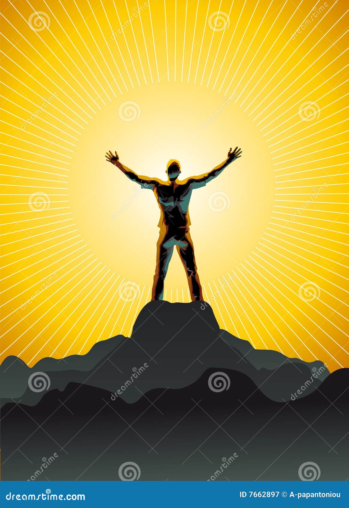 Transcendence stock vector. Illustration of adventure - 7662897