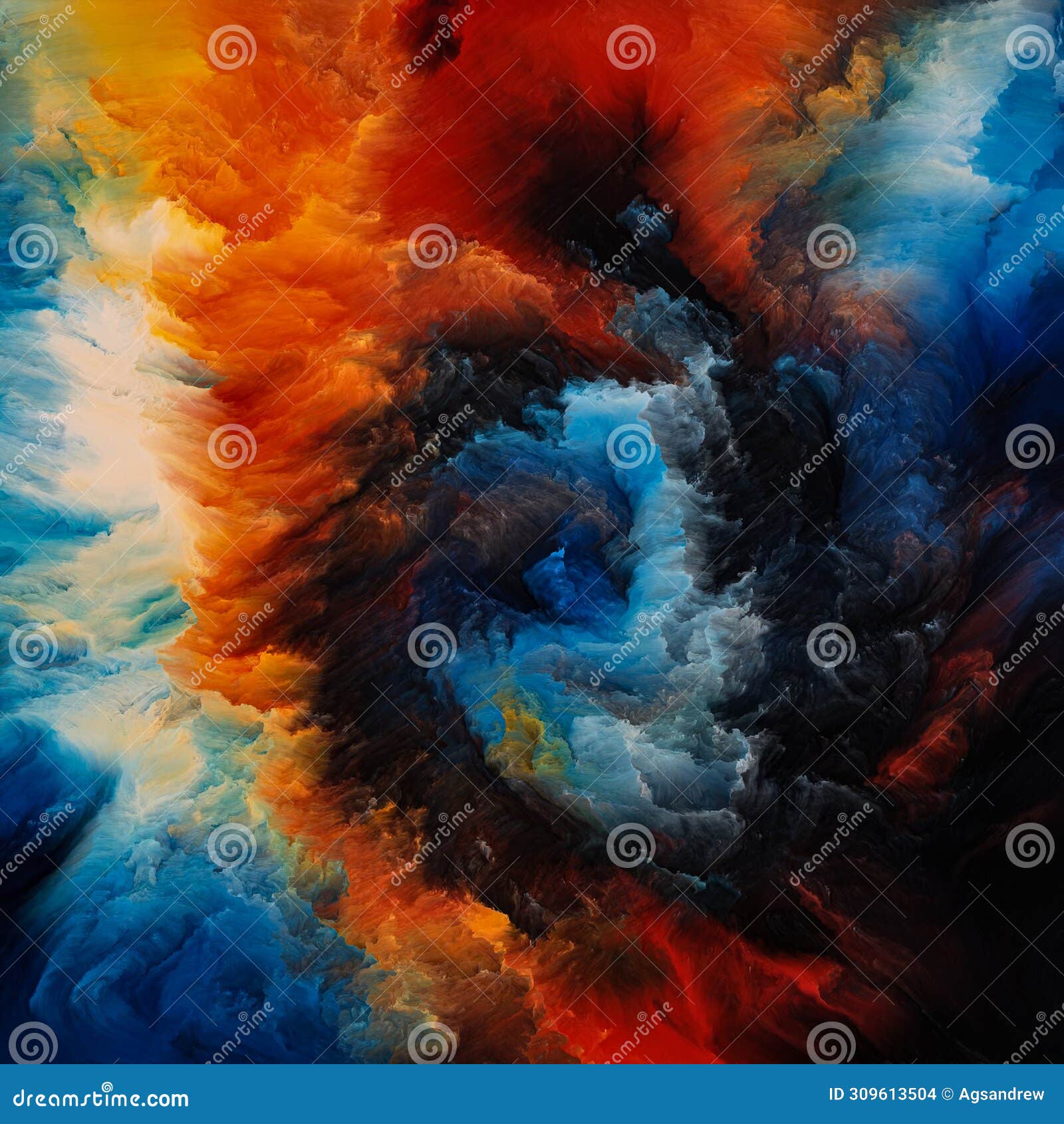 Transcendence of Vibrant Textures Stock Photo - Image of fantastical ...