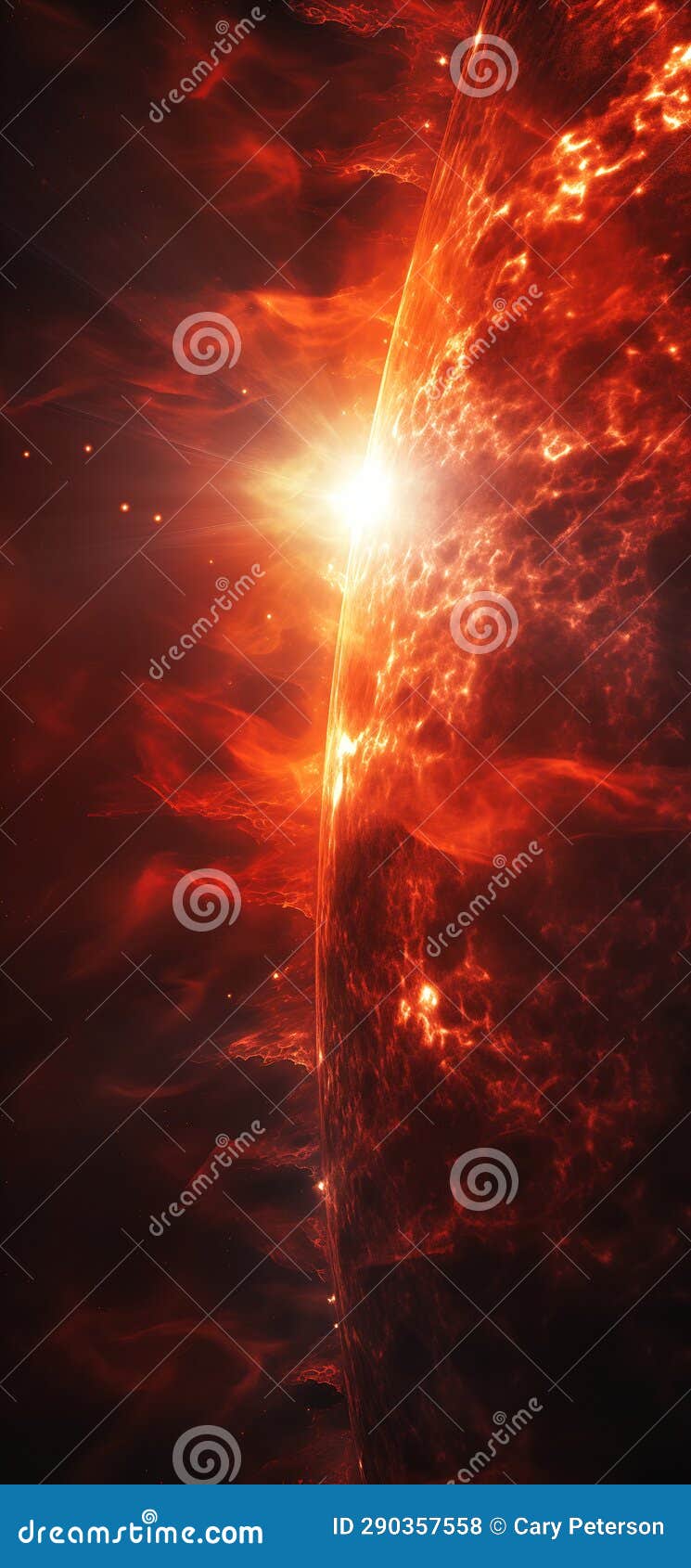 The Transcendent Power of Hellfire Stock Illustration - Illustration of ...