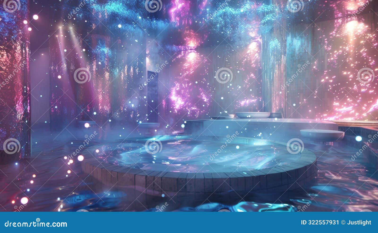 A Transcendental Bath Experience with a Layer of Sparkling Bubbles ...