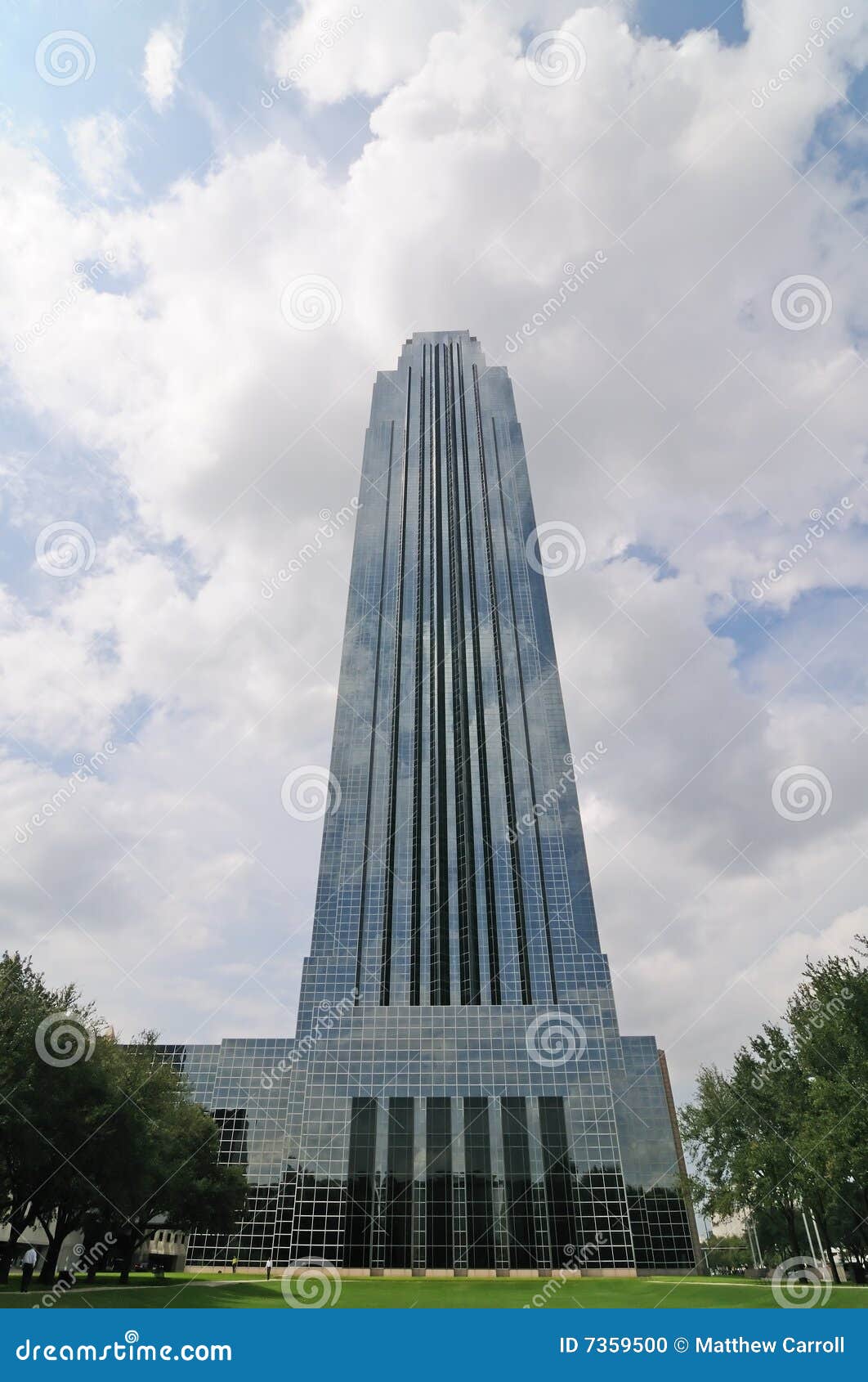 Transco Tower stock photo. Image of clouds, downtown, architecture ...