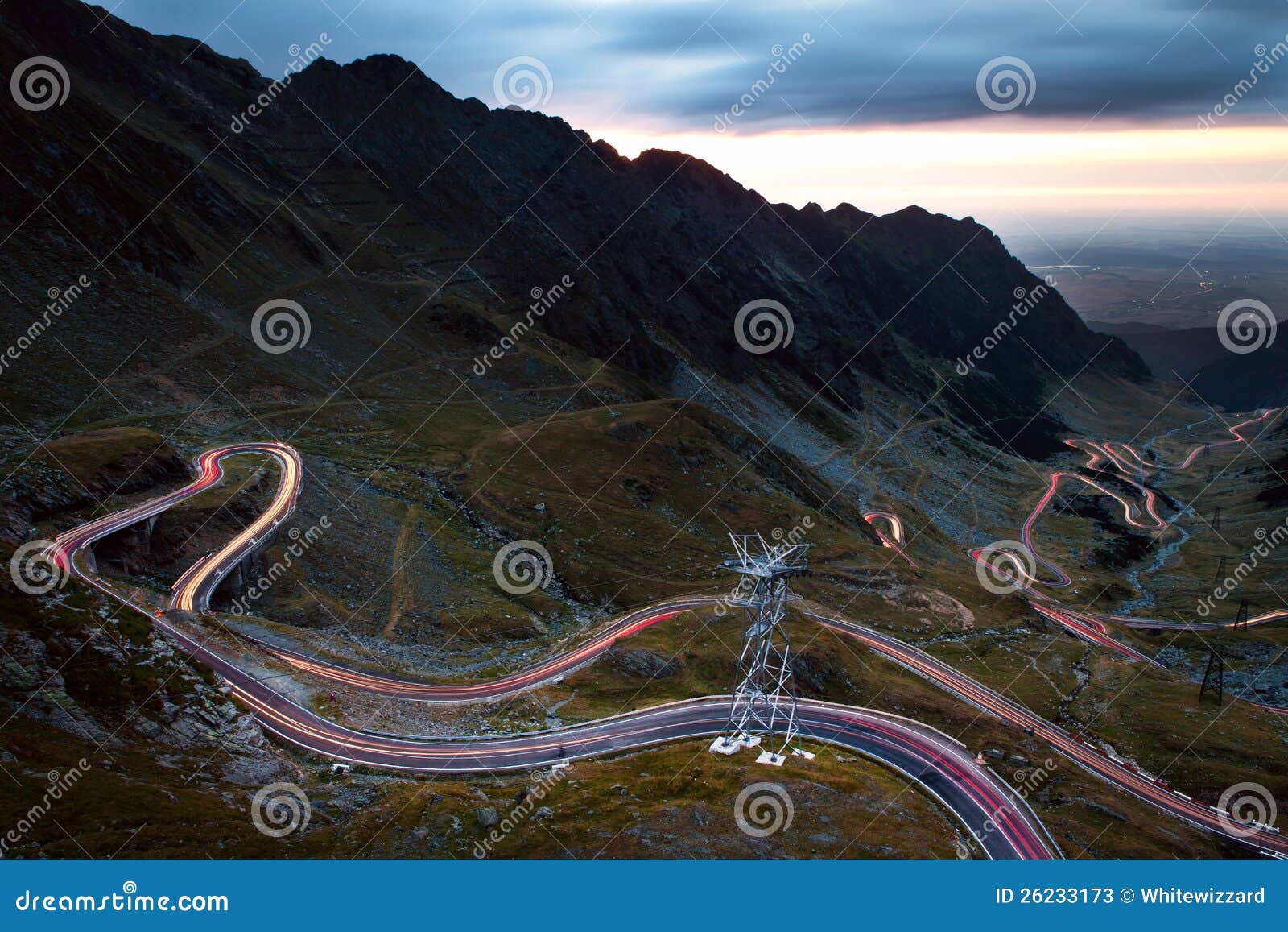 Transfagarasan Highway Transfagarasan Highway Romania Stock Photo