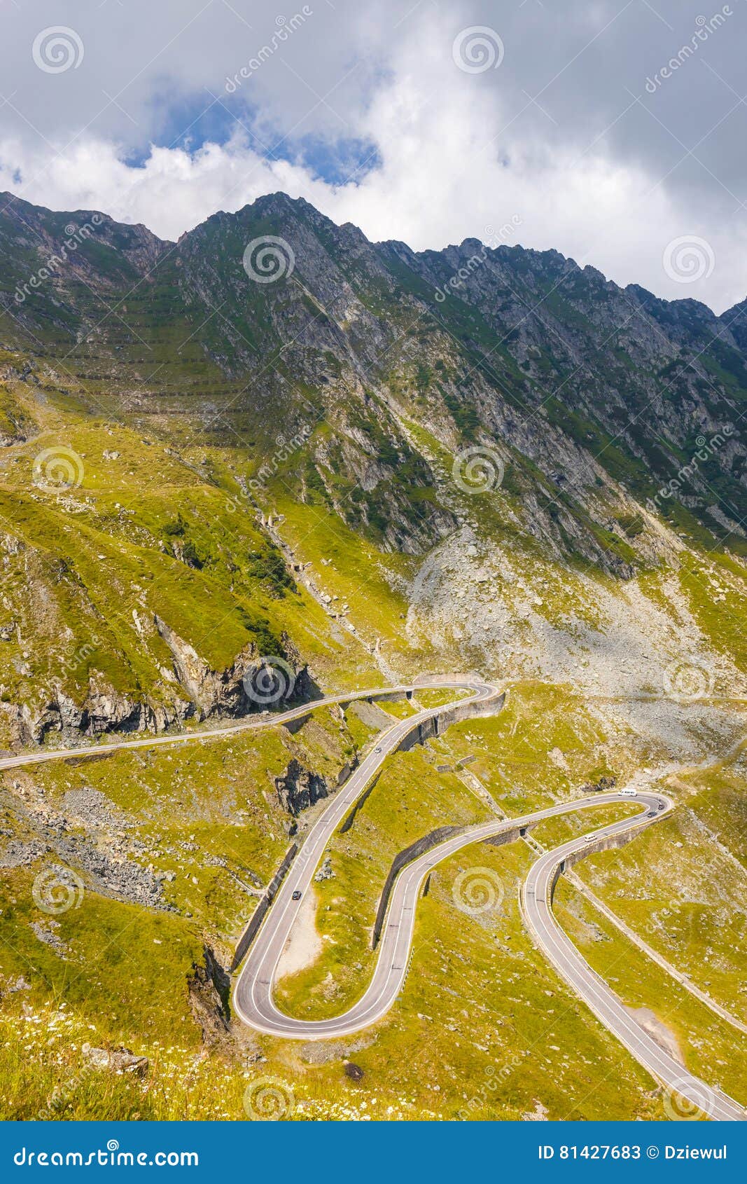 Transfagarasan Mountain Road, Romania Stock Image - Image of danger ...