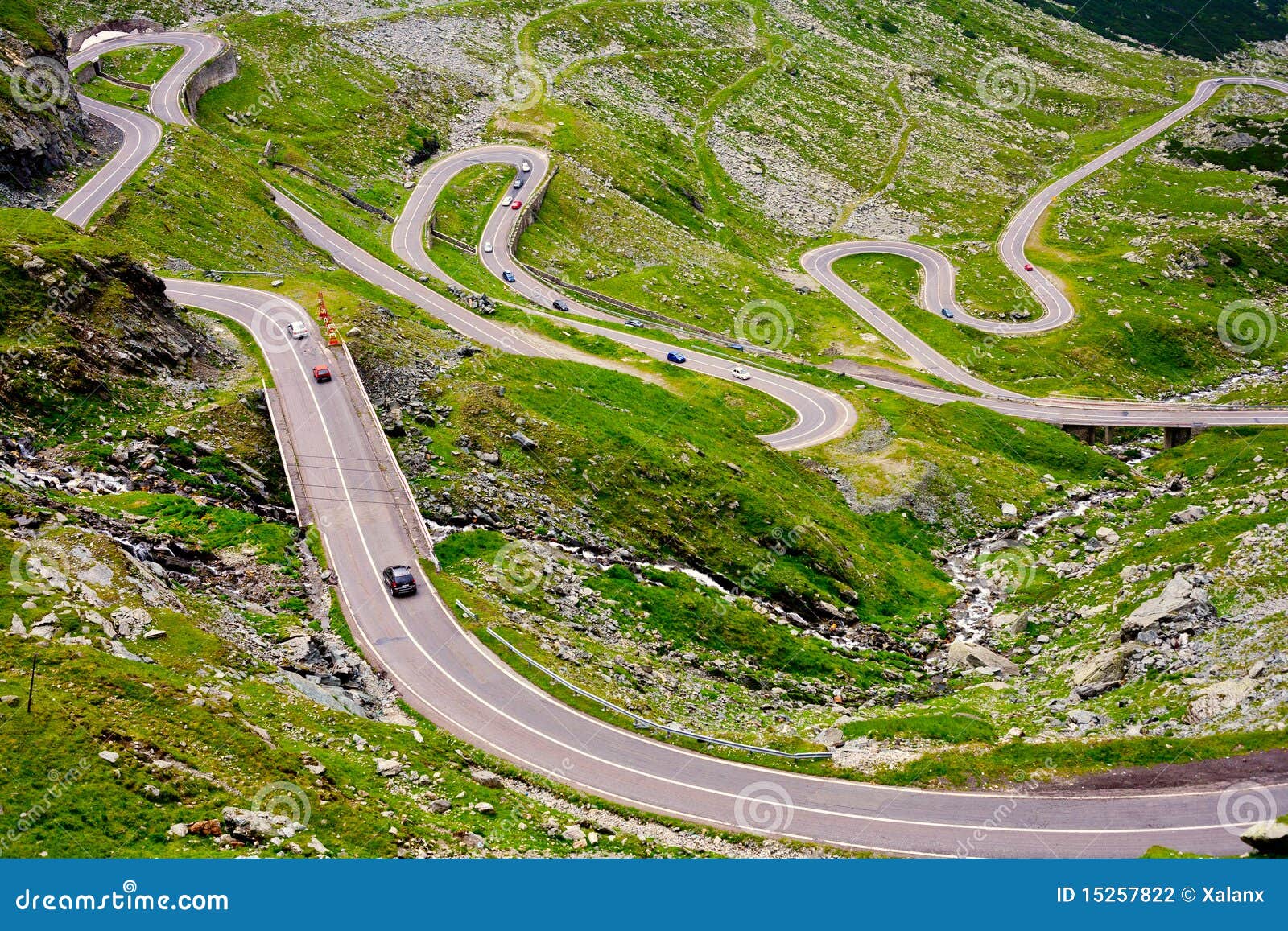 Transfagarasan Road In Romania, DN7C Greatest Driving Road Stock Photo ...