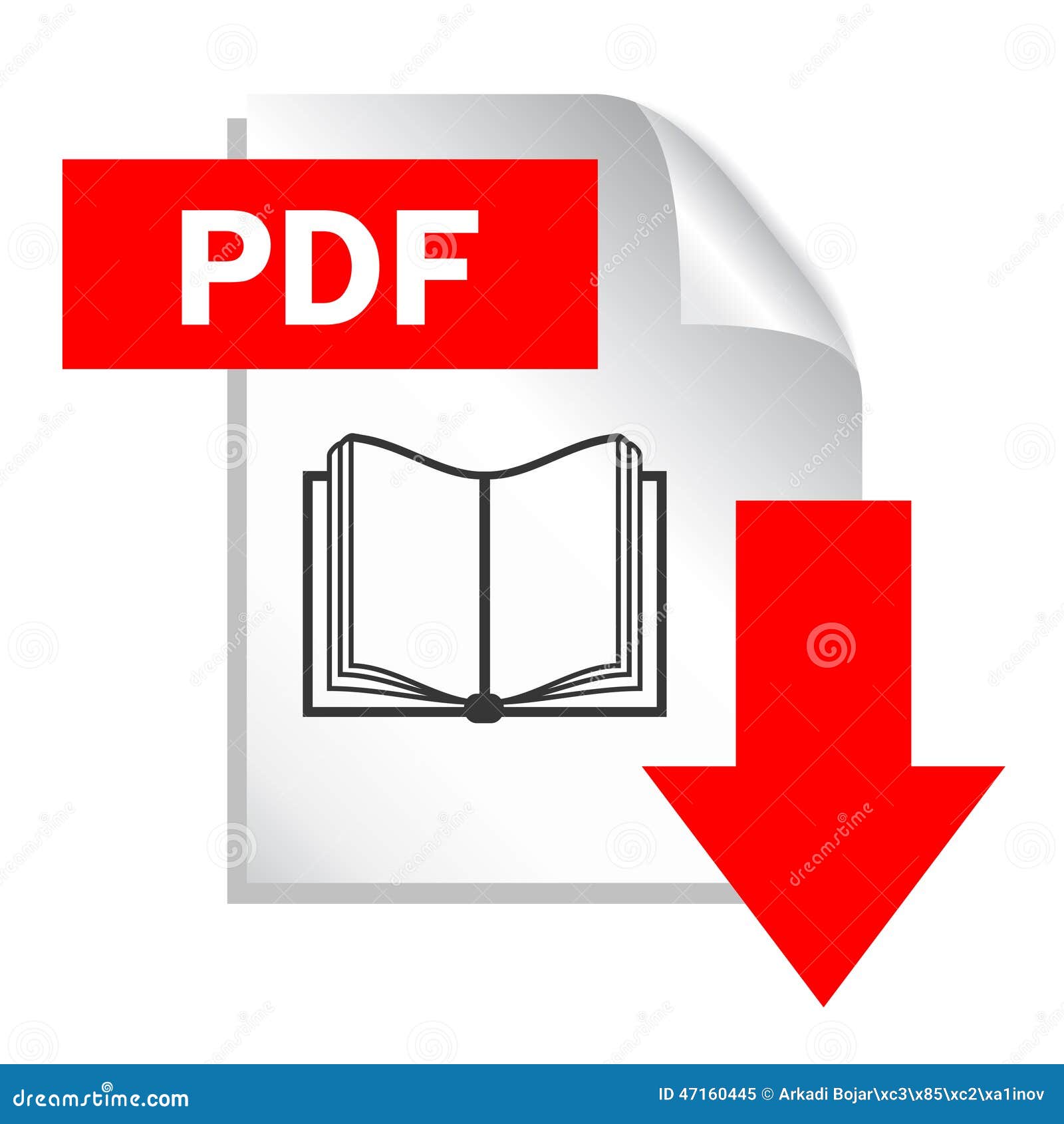 Transferência Do Original Do Pdf Ilustração do Vetor - Ilustração de ...