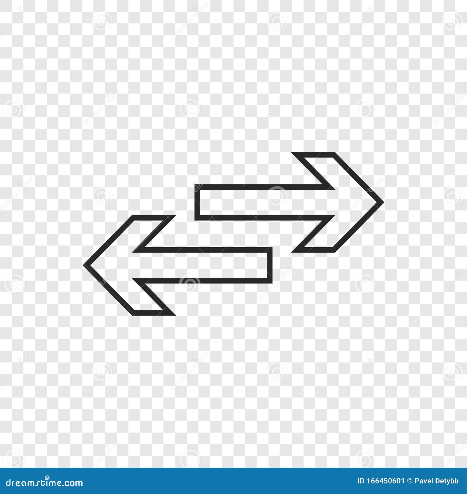 Transfer Arrow Icon. Vector Illustration, Flat Design Stock ...