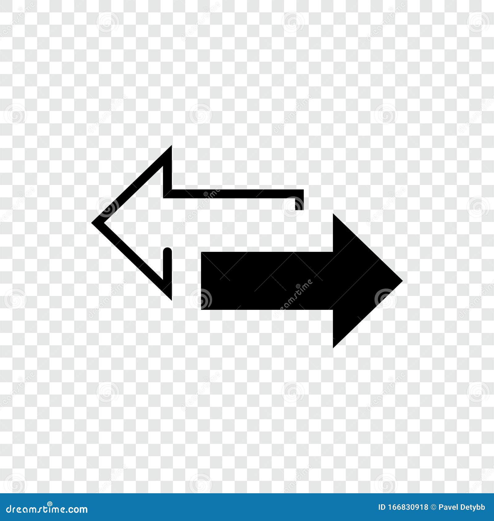 Transfer Arrow Icon. Vector Illustration, Flat Design Stock ...