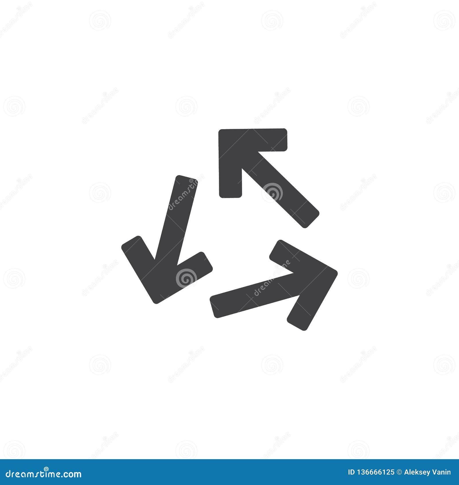 Transfer Arrows Vector Icon Stock Vector - Illustration of arrows ...
