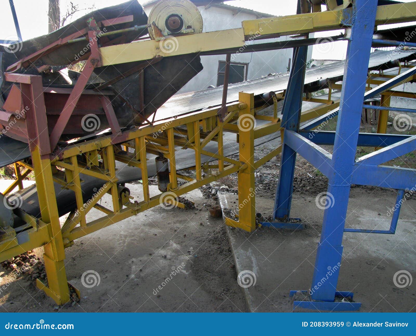 A Transfer Conveyor Unit of a Specialized Metallurgical Processing ...