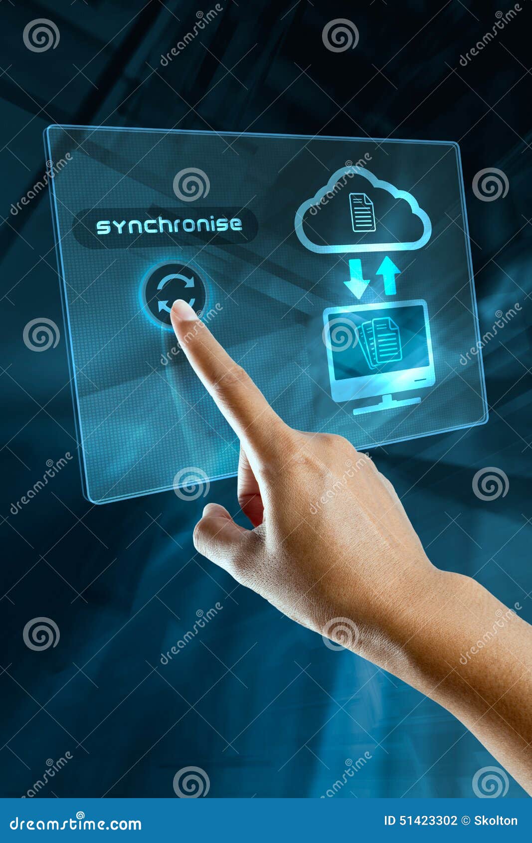 Transfer Data on a Digital Screen Stock Photo - Image of membership ...