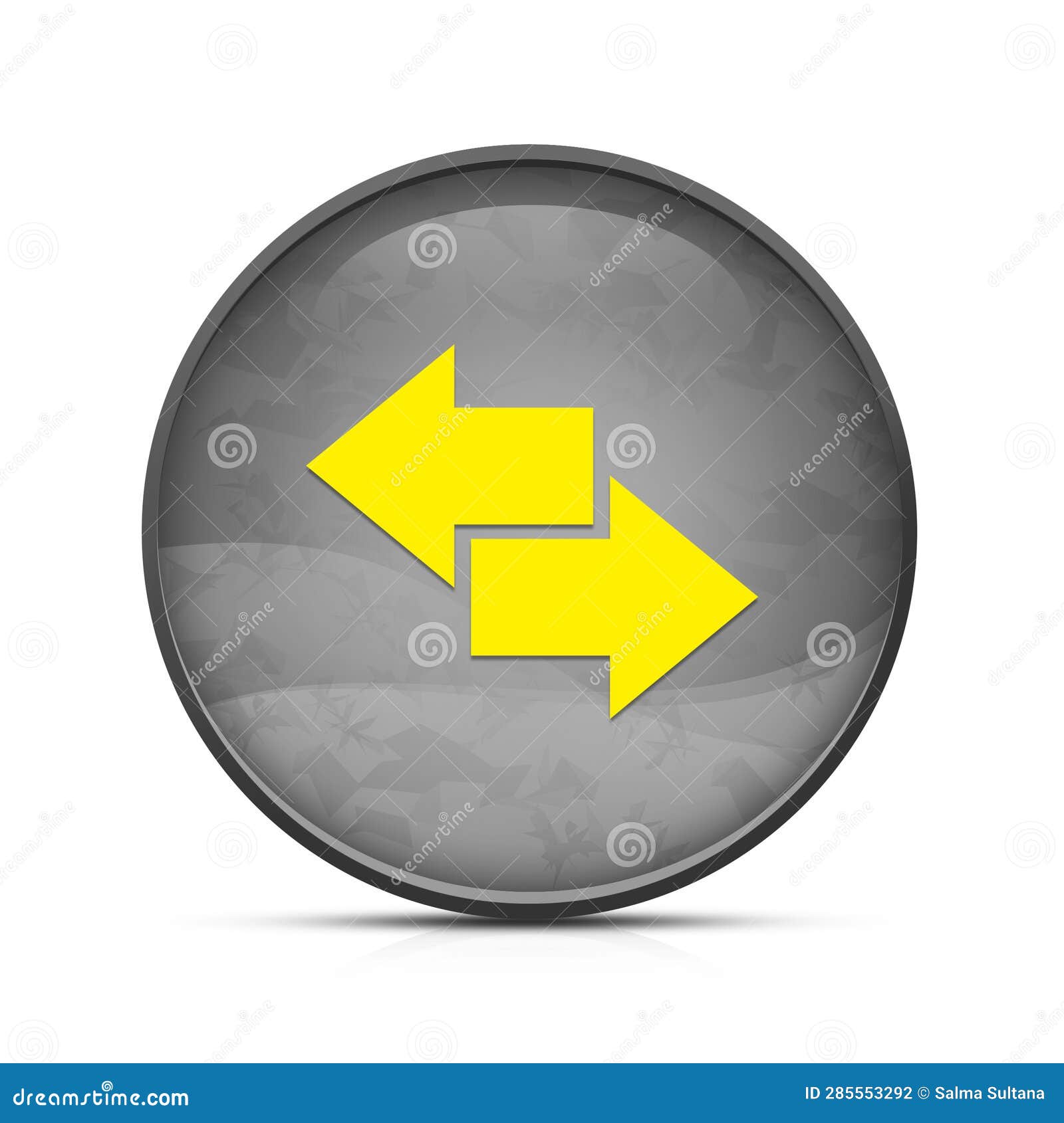 Transfer Icon on Classy Splash Black Round Button Illustration Stock ...