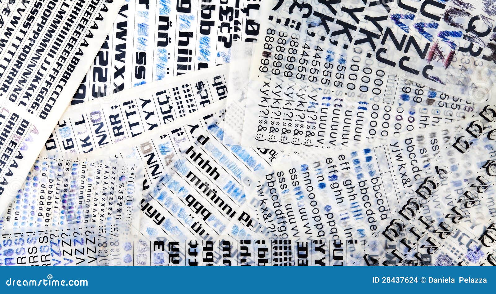 Transfer letters. stock photo. Image of dirty, creativity - 28437624