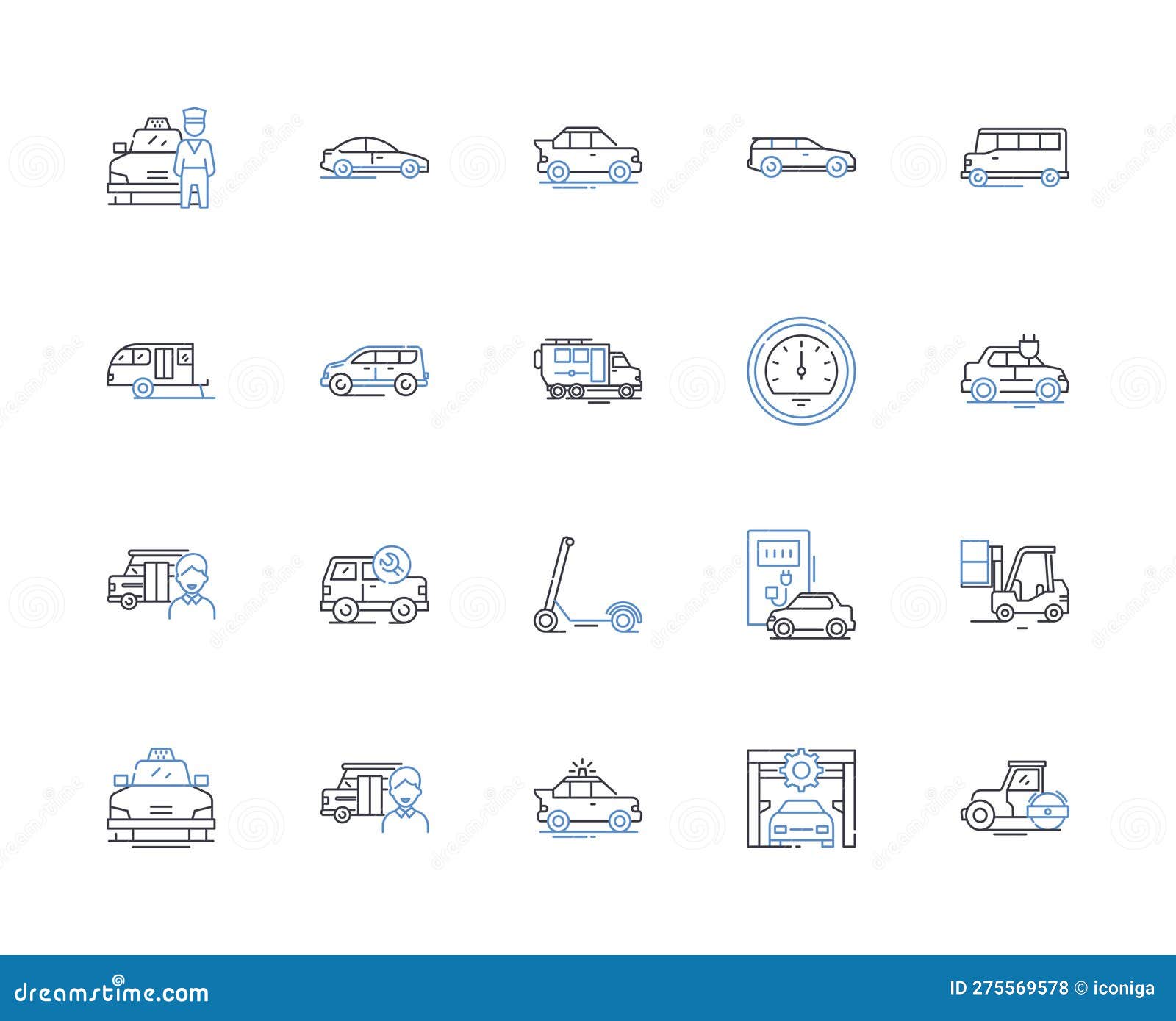 Transfer Line Icons Collection. Exchange, Shift, Movement, Conversion ...