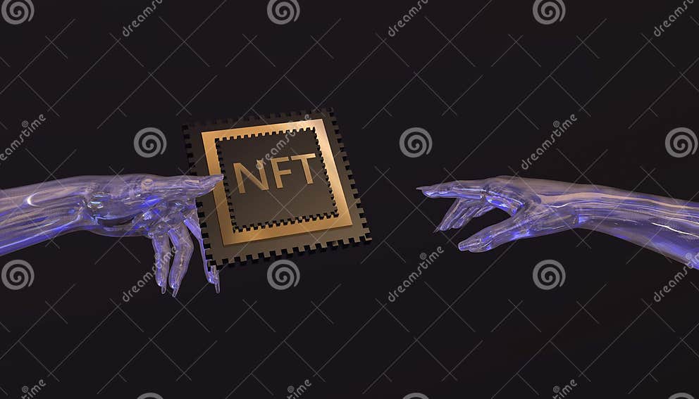 Transfer of NFT from Hand To Hand. NFT, Metaverse, Cryptography ...