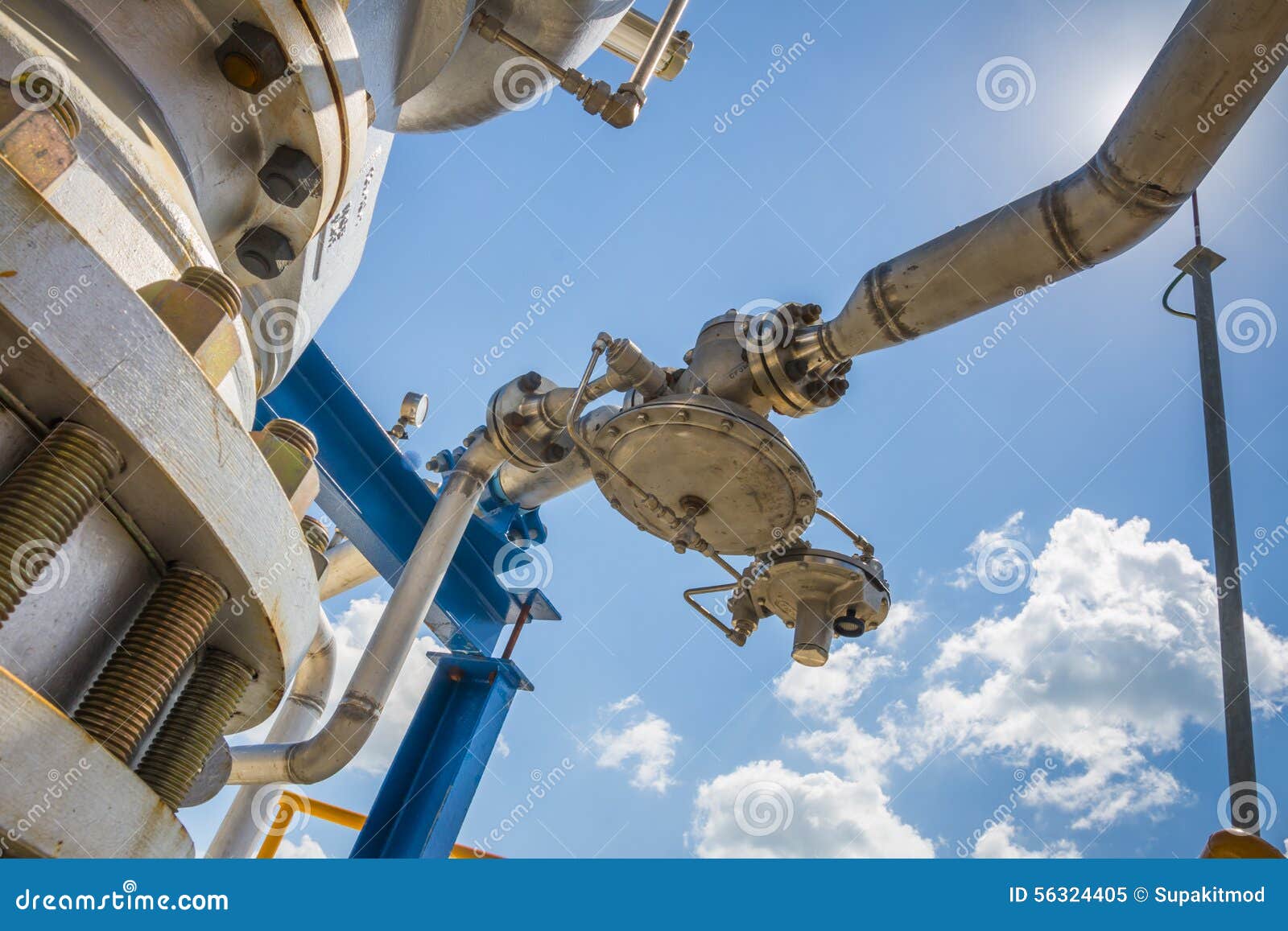 Transfer Pipe Line in Factory Stock Image - Image of mechanic, factory ...