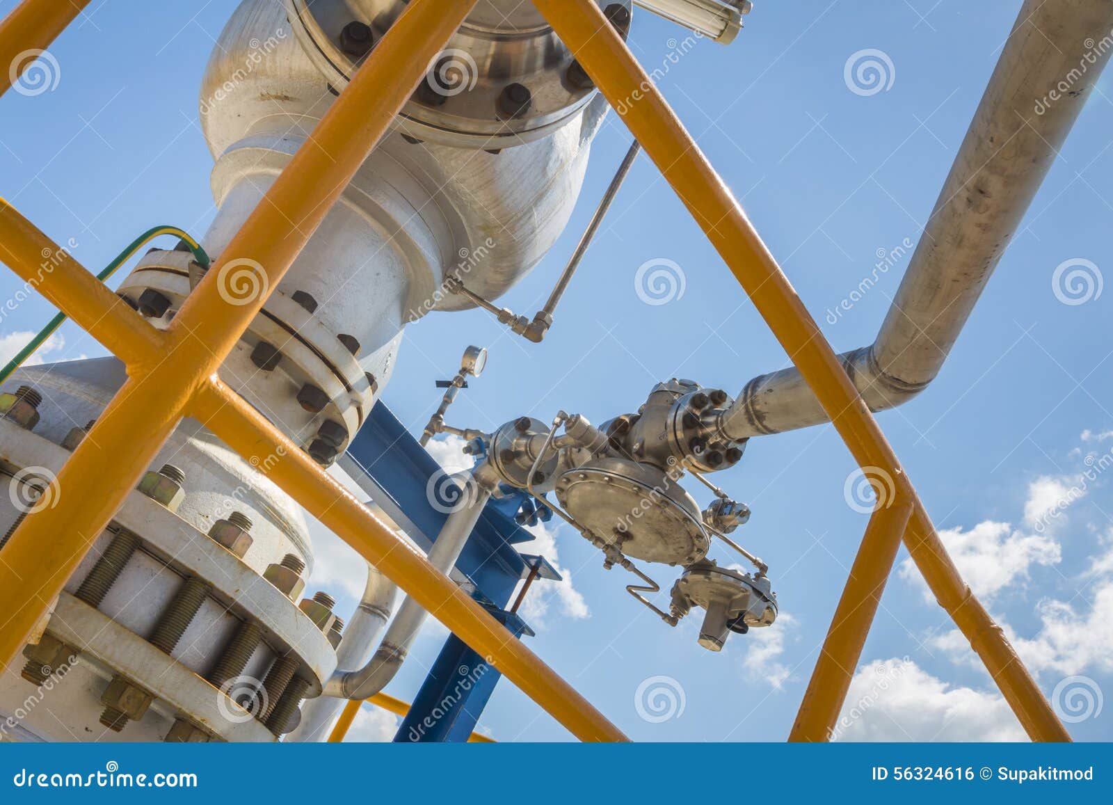 Transfer Pipe Line in Factory Stock Photo - Image of constructor ...