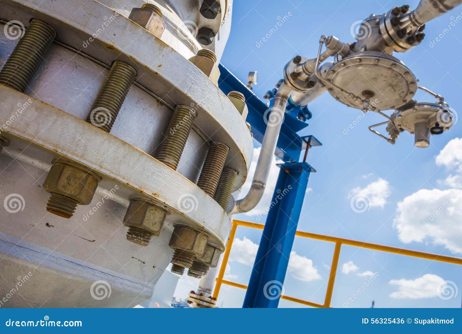 Transfer Pipe Line in Factory Stock Photo - Image of machinery ...