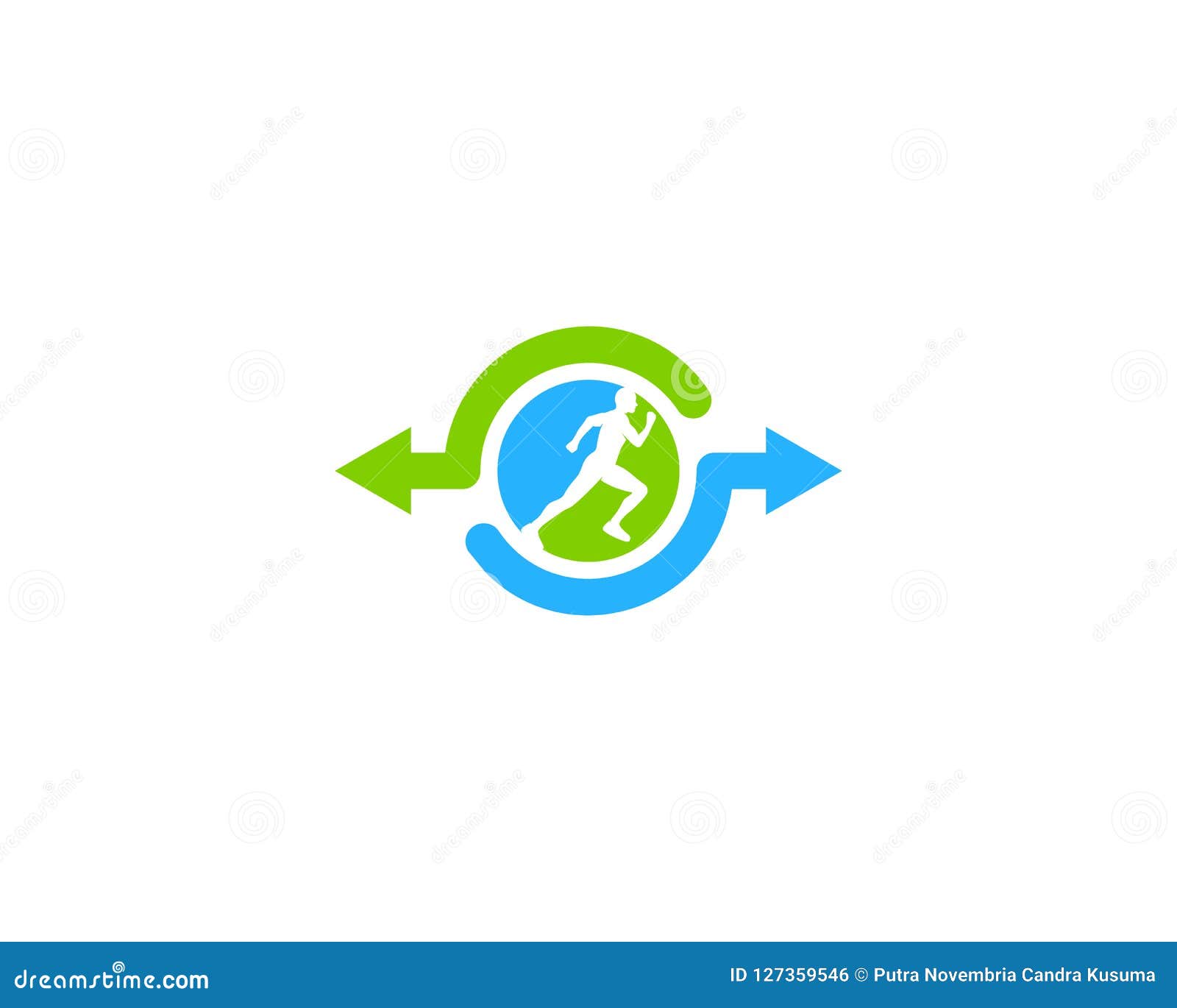 Transfer Run Logo Icon Design Stock Vector - Illustration of jogging ...