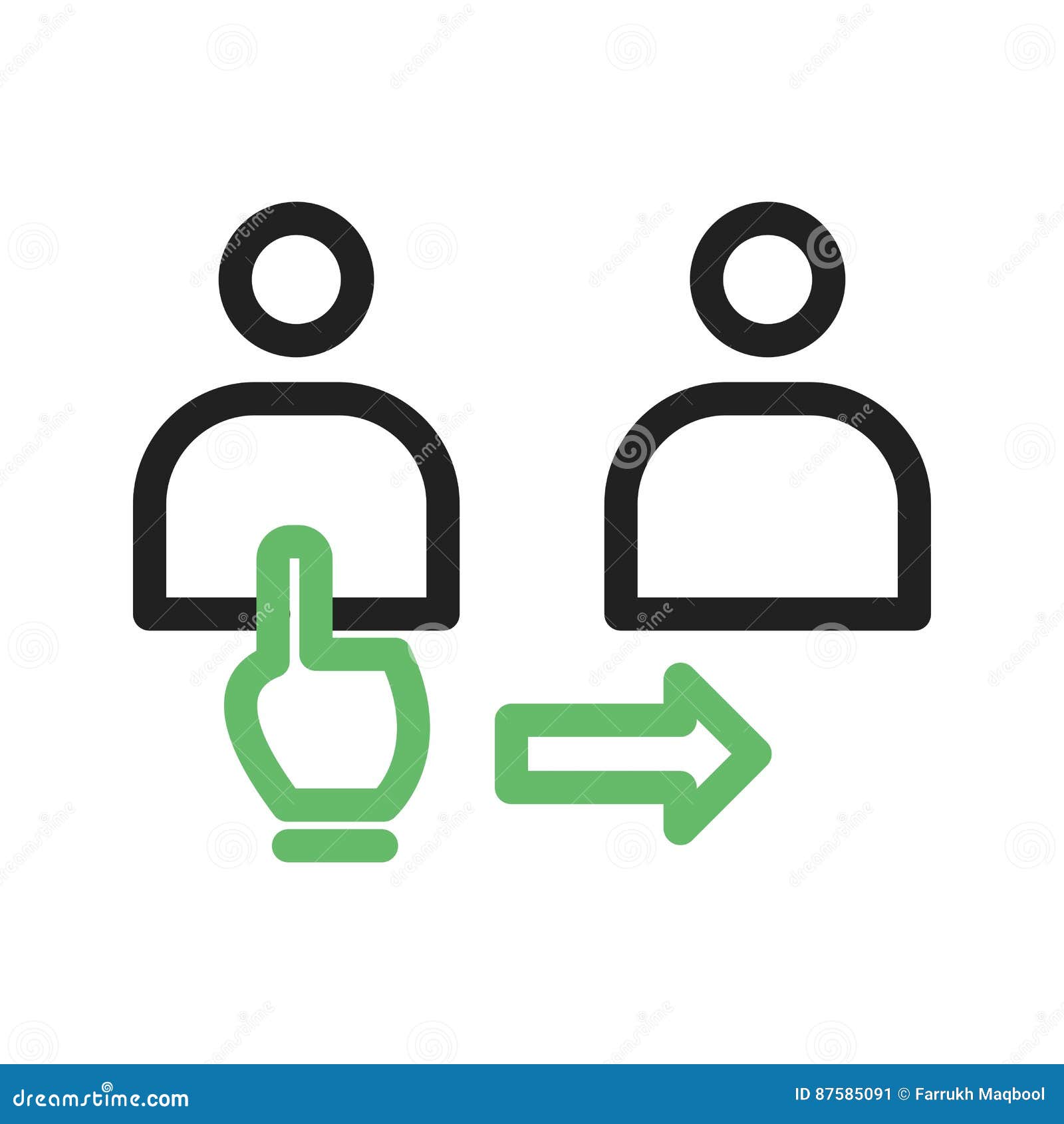 Transfer Between User Accounts Icon Vector, Filled Flat Sign, Solid ...