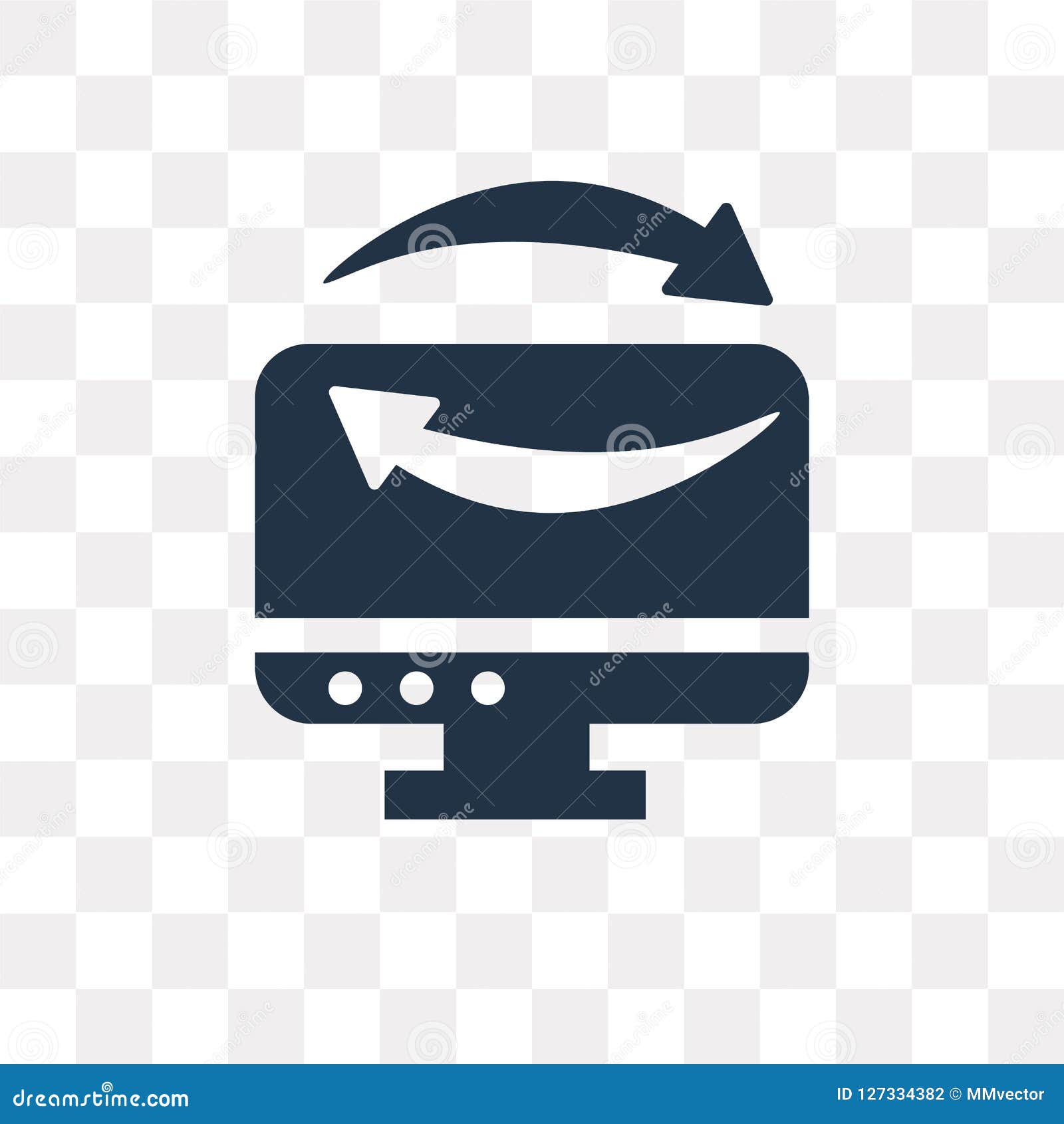 Transfer Vector Icon Isolated on Transparent Background, Transfer ...